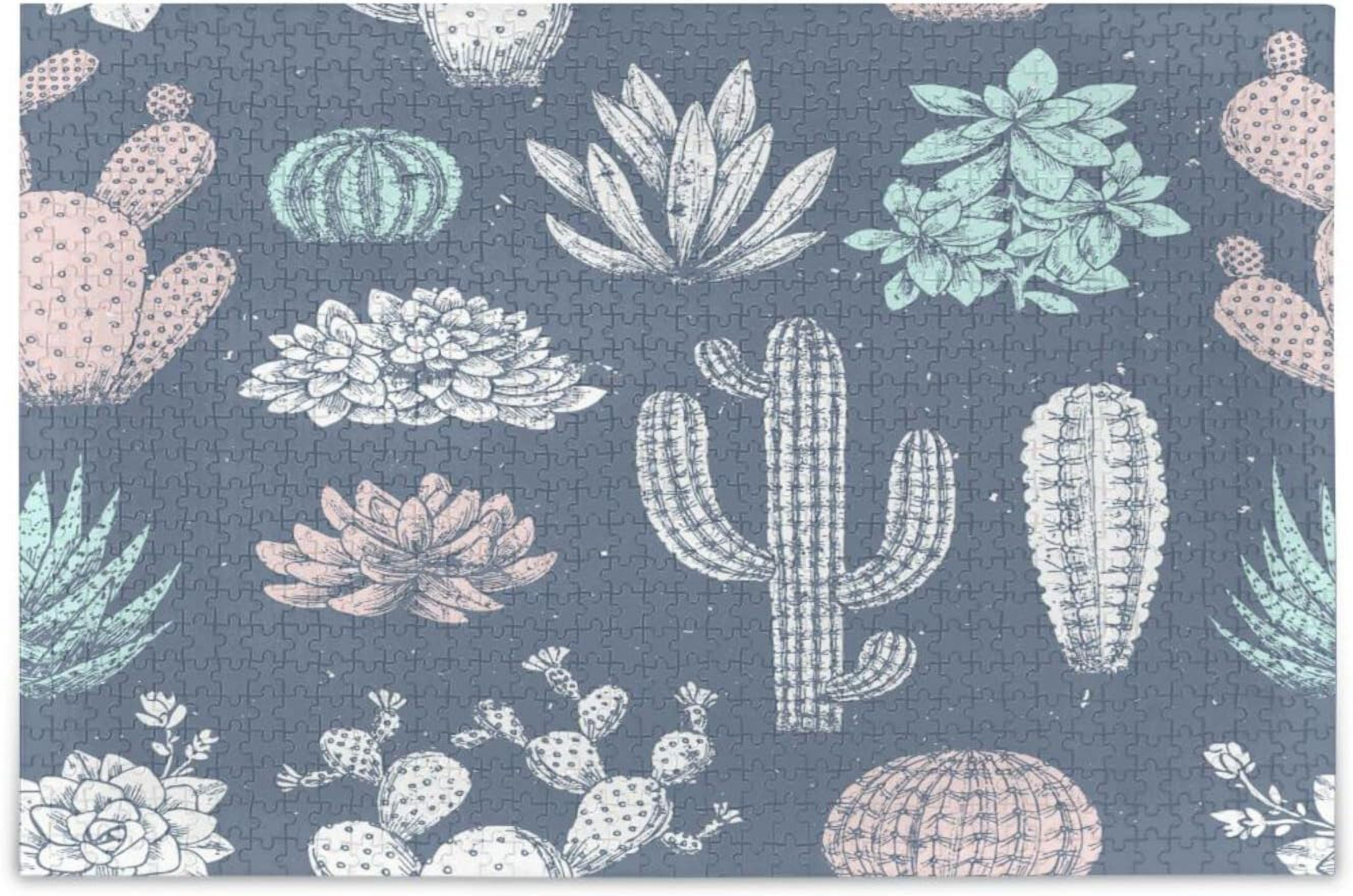 Dreamtimes Cactus Wooden Jigsaw Puzzles Intellectual Entertainment ...