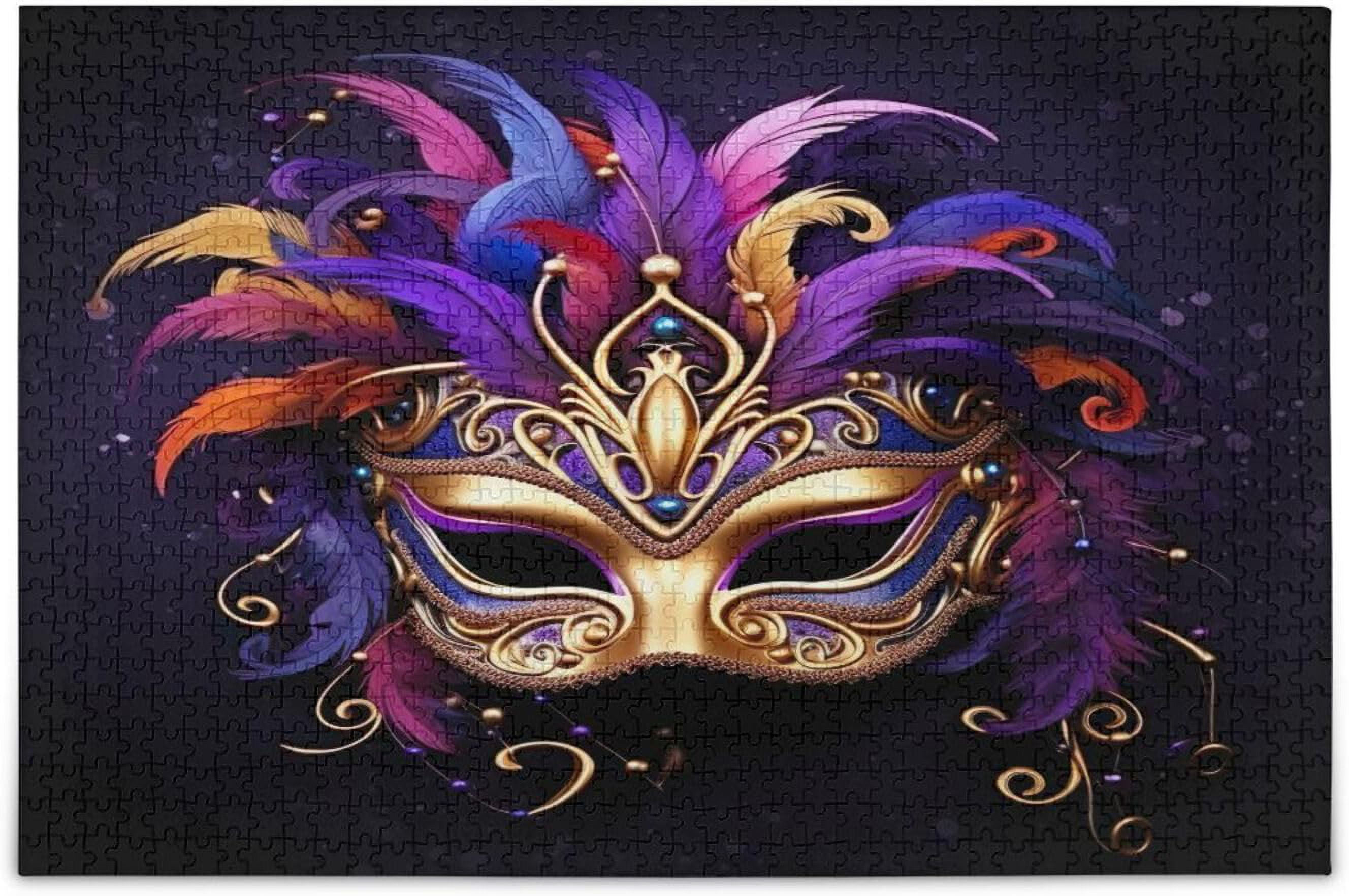Dreamtimes Carnival Mask Wooden Jigsaw Puzzles Intellectual ...