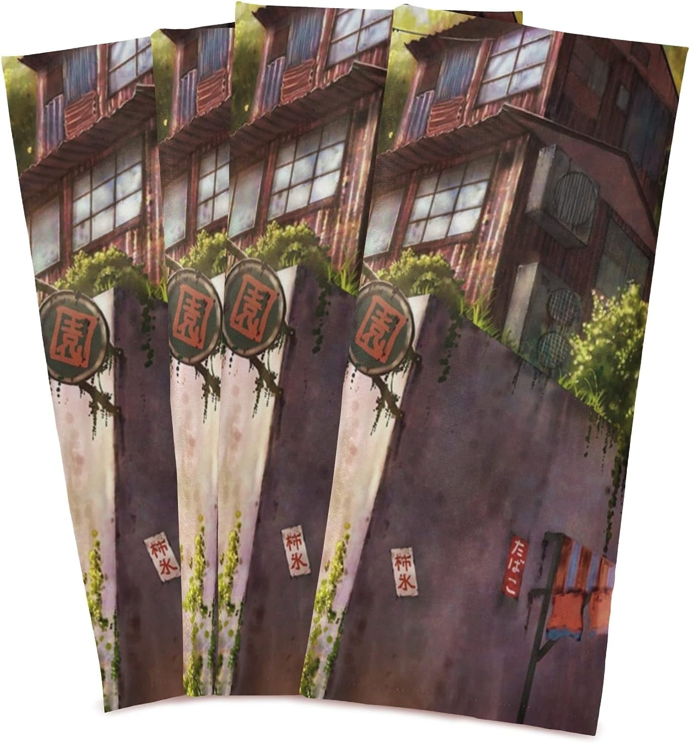 Dreamtimes Cartoon Anime House Kitchen Dish Towels, 18 Inch x 28 Inch ...
