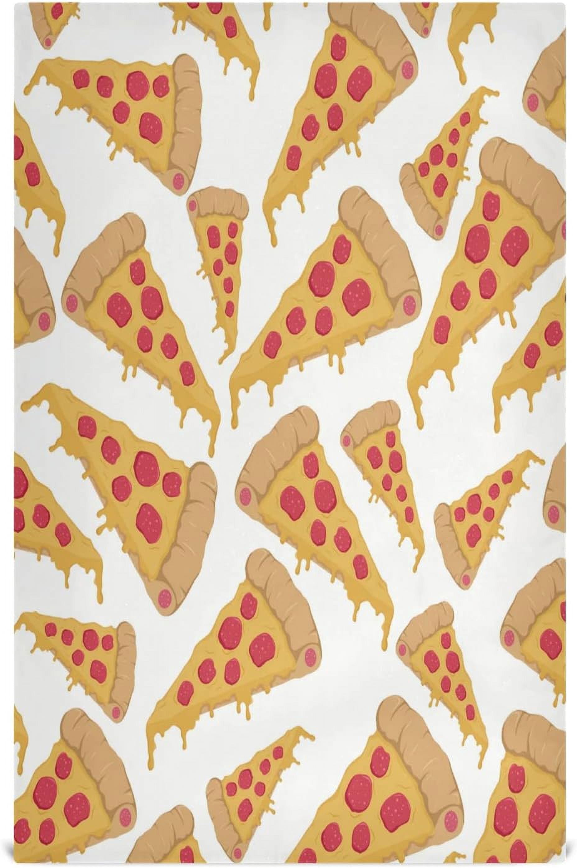 Dreamtimes Cartoon Pizza Food Kitchen Towels Dish Bar Tea Towel ...