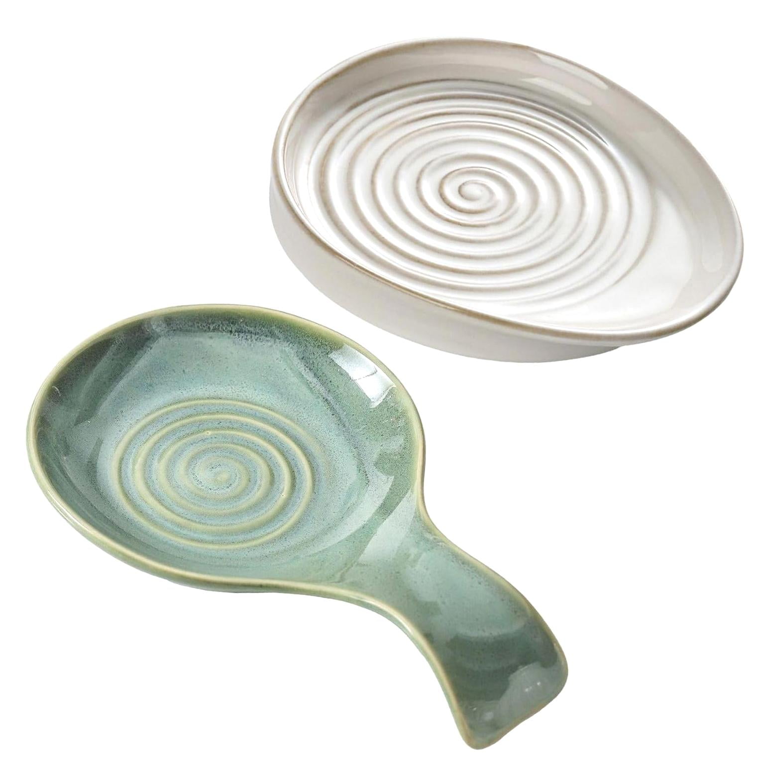 Dreamtimes Ceramic Spoon Rest for Stove Top, Spoon Holder for Kitchen ...