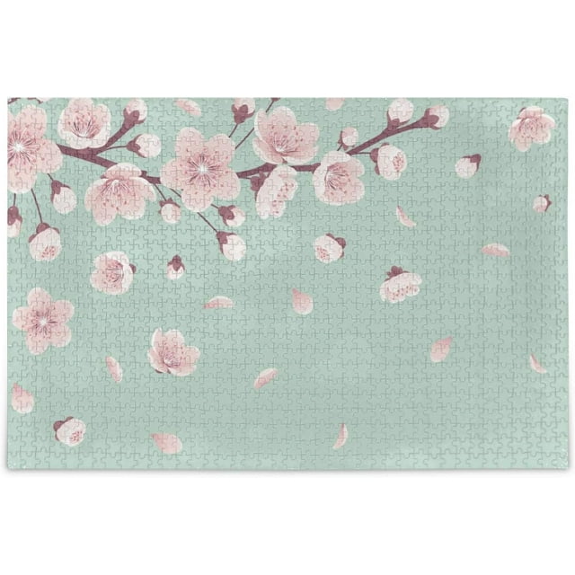 Dreamtimes Cherry Blossom Spring Flower Puzzle for Adults 1000 Piece ...