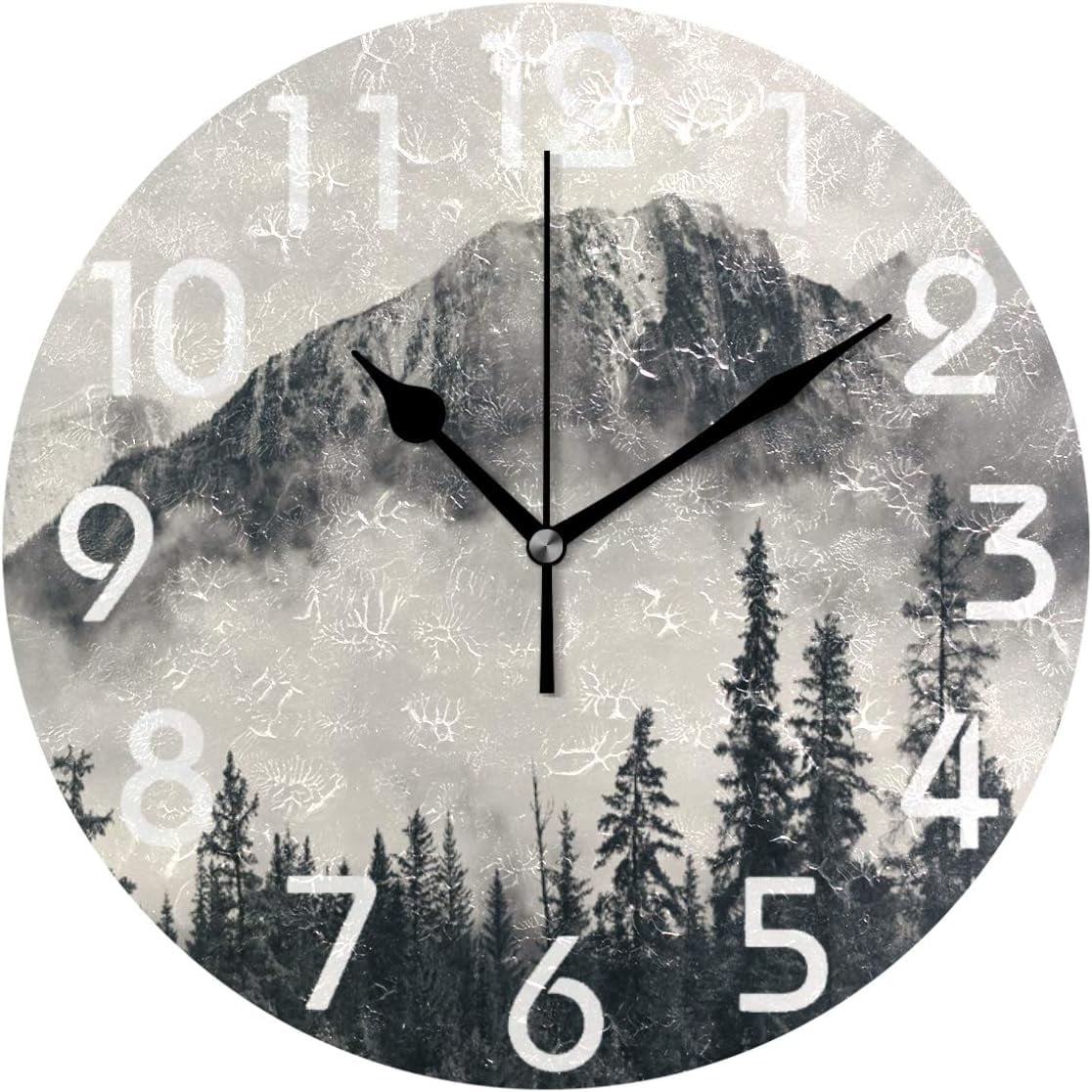 Dreamtimes Chic Banff National Park Foggy Mountains and Forest Round ...