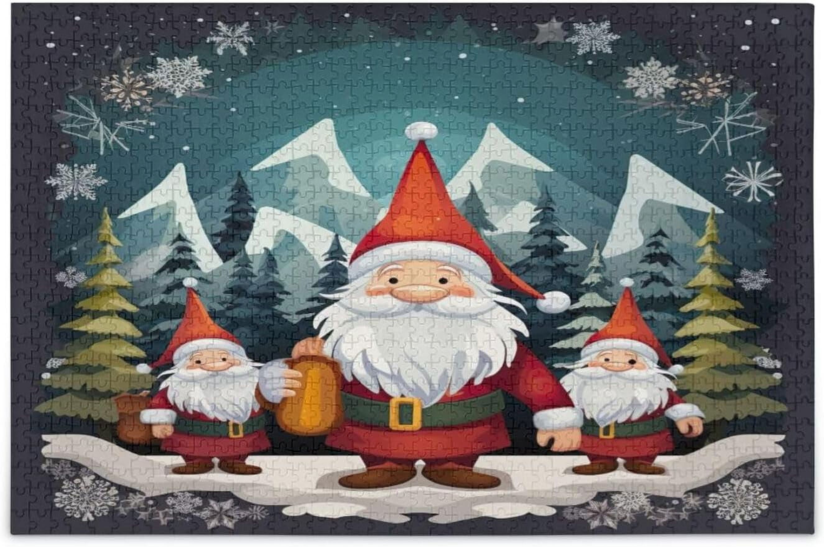 Dreamtimes Christmas Gnomes Puzzles for Adults 500 Pieces, Adults and ...