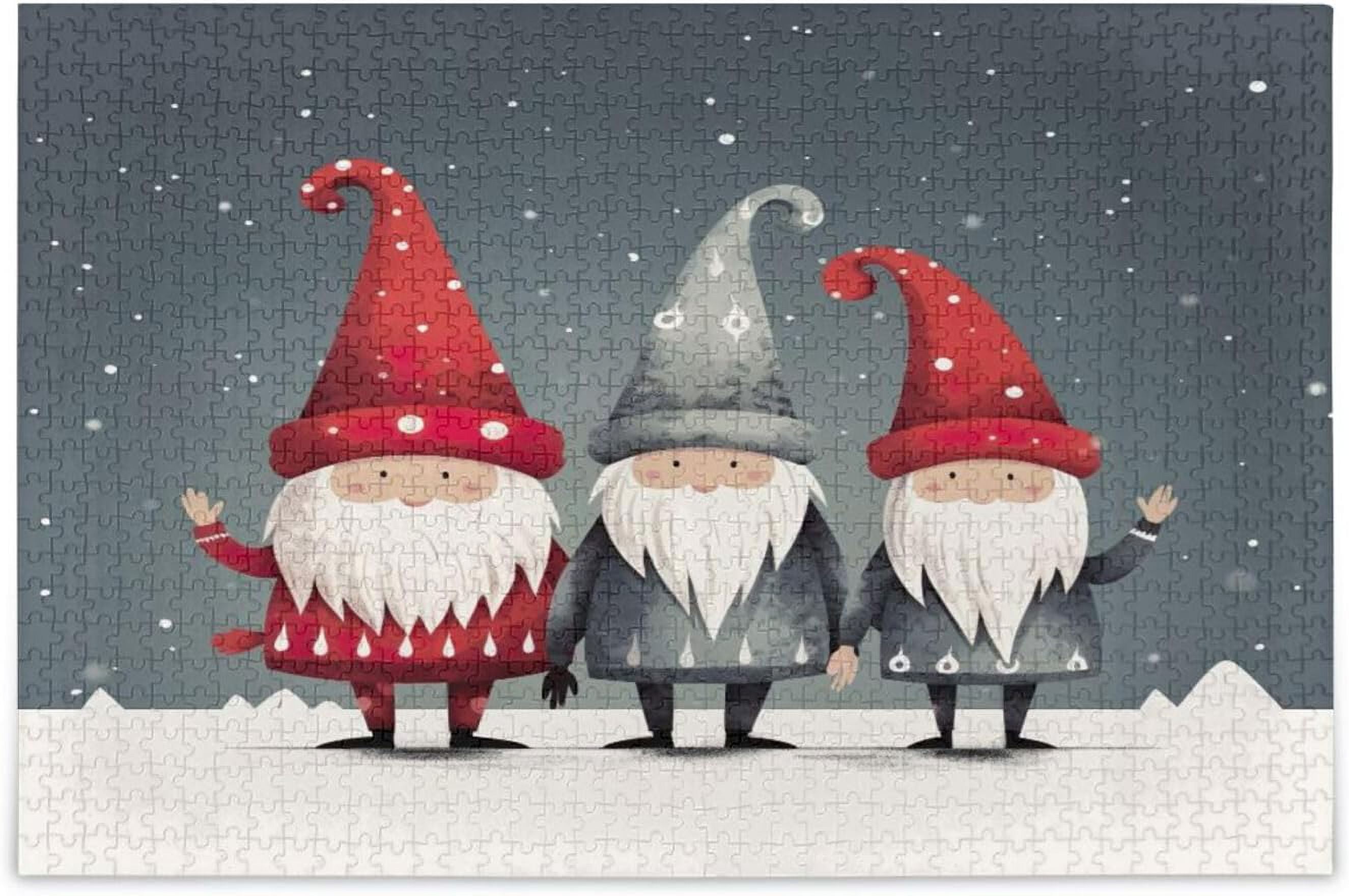 Dreamtimes Christmas Gnomes Puzzles for Adults 500 Pieces, Adults and ...