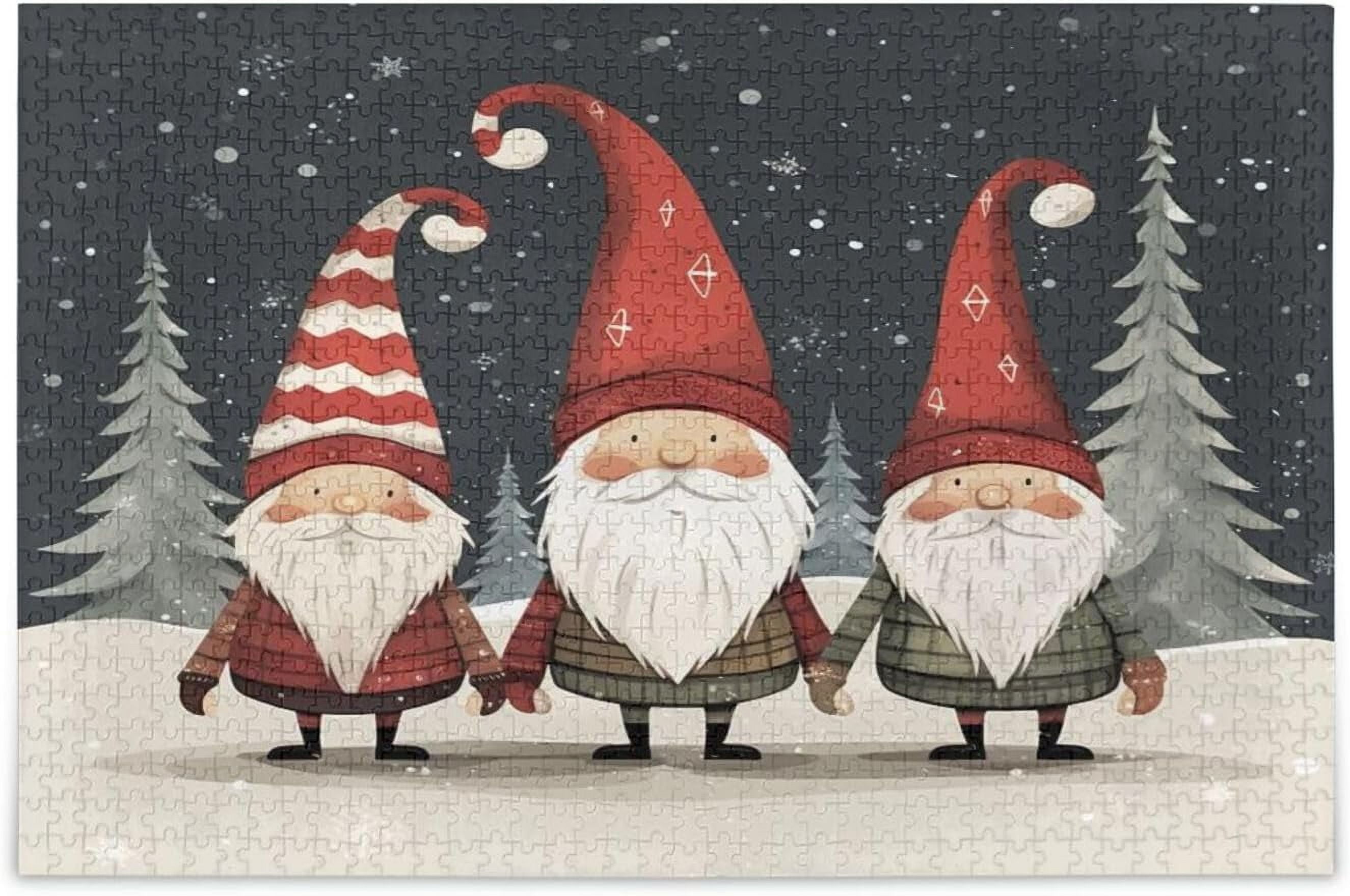 Dreamtimes Christmas Gnomes Puzzles for Adults 500 Pieces, Adults and ...