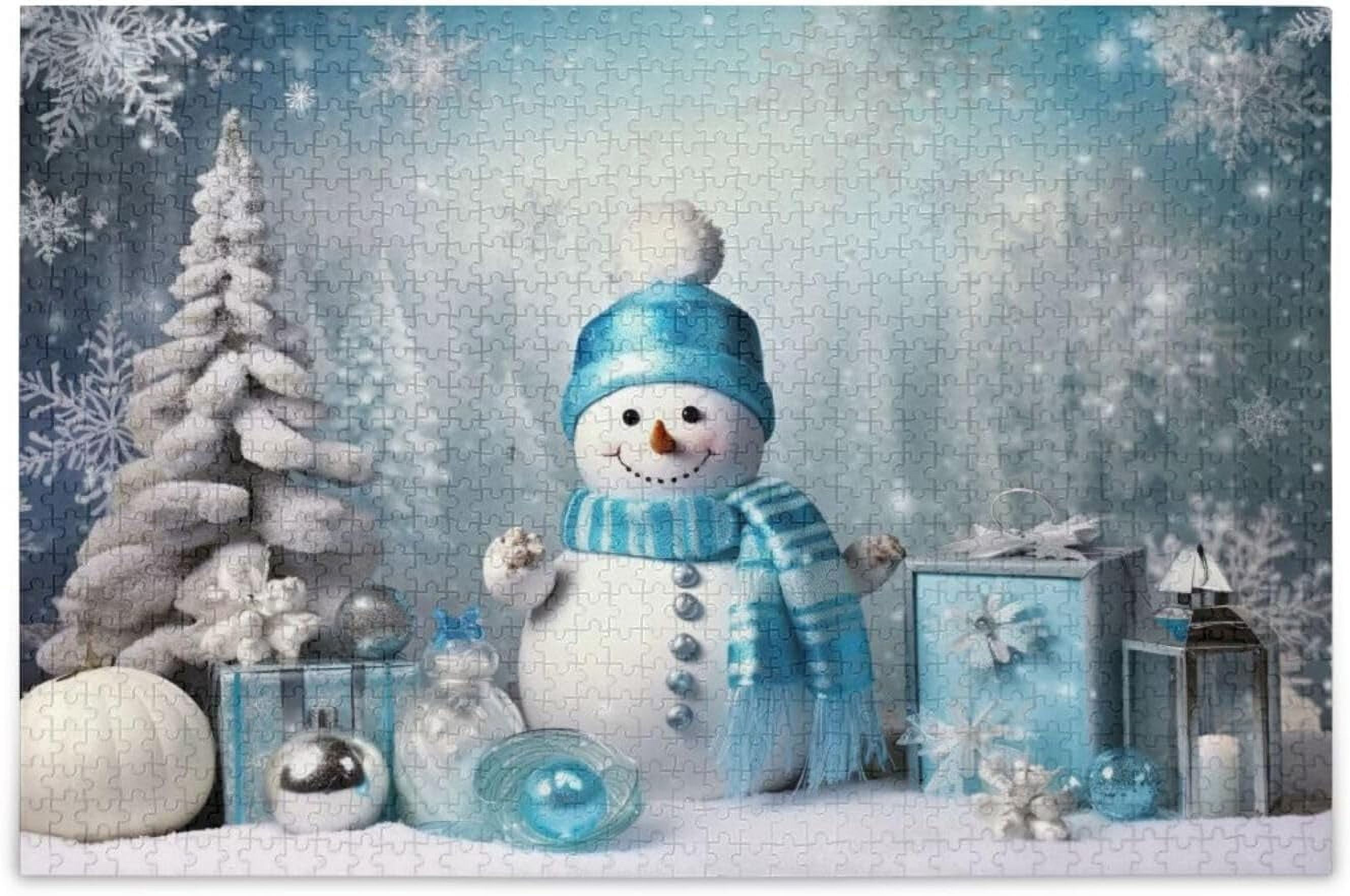 Dreamtimes Christmas Snowman 500 Piece Large Jigsaw Puzzle for Adults ...