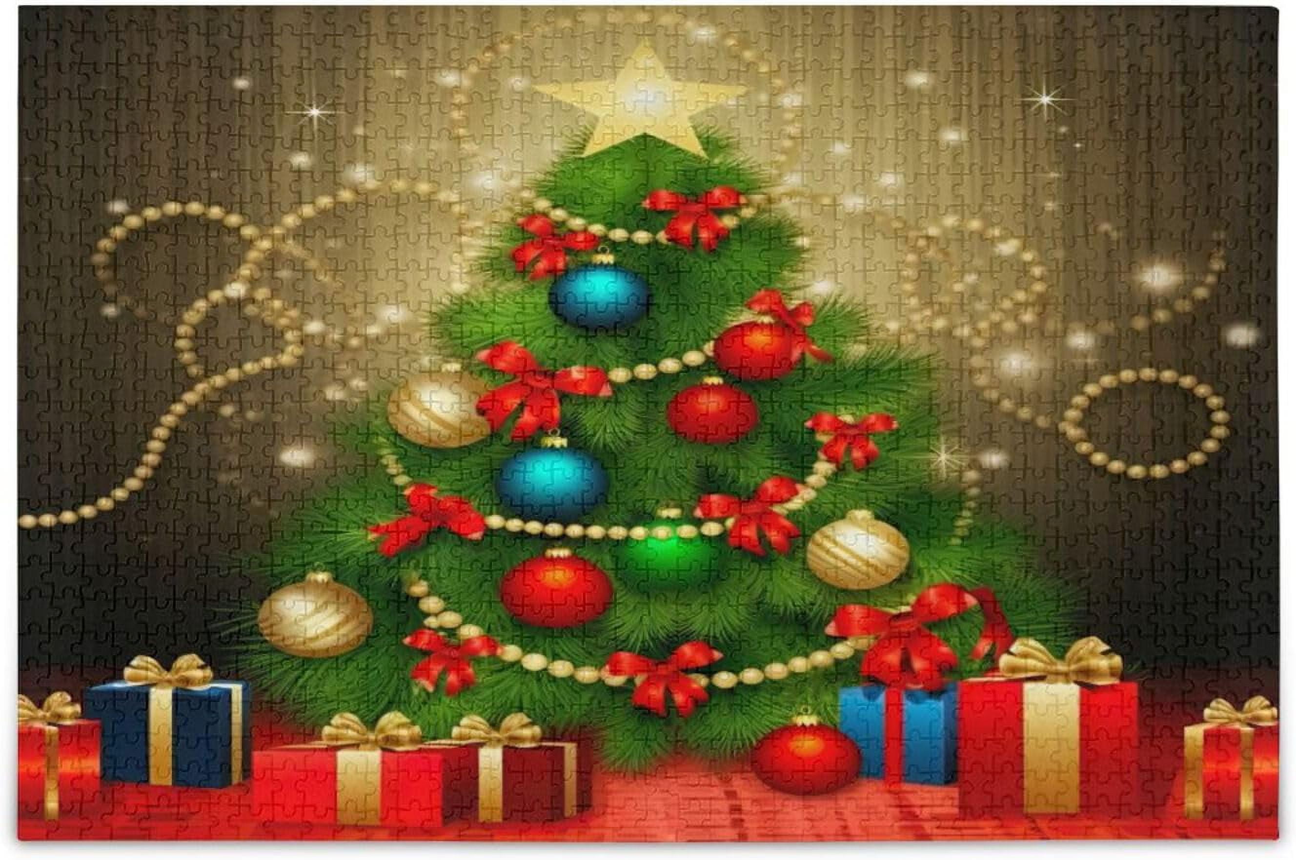Dreamtimes Christmas Tree Jigsaw Puzzle 1000 Pieces,Wooden Puzzles ...