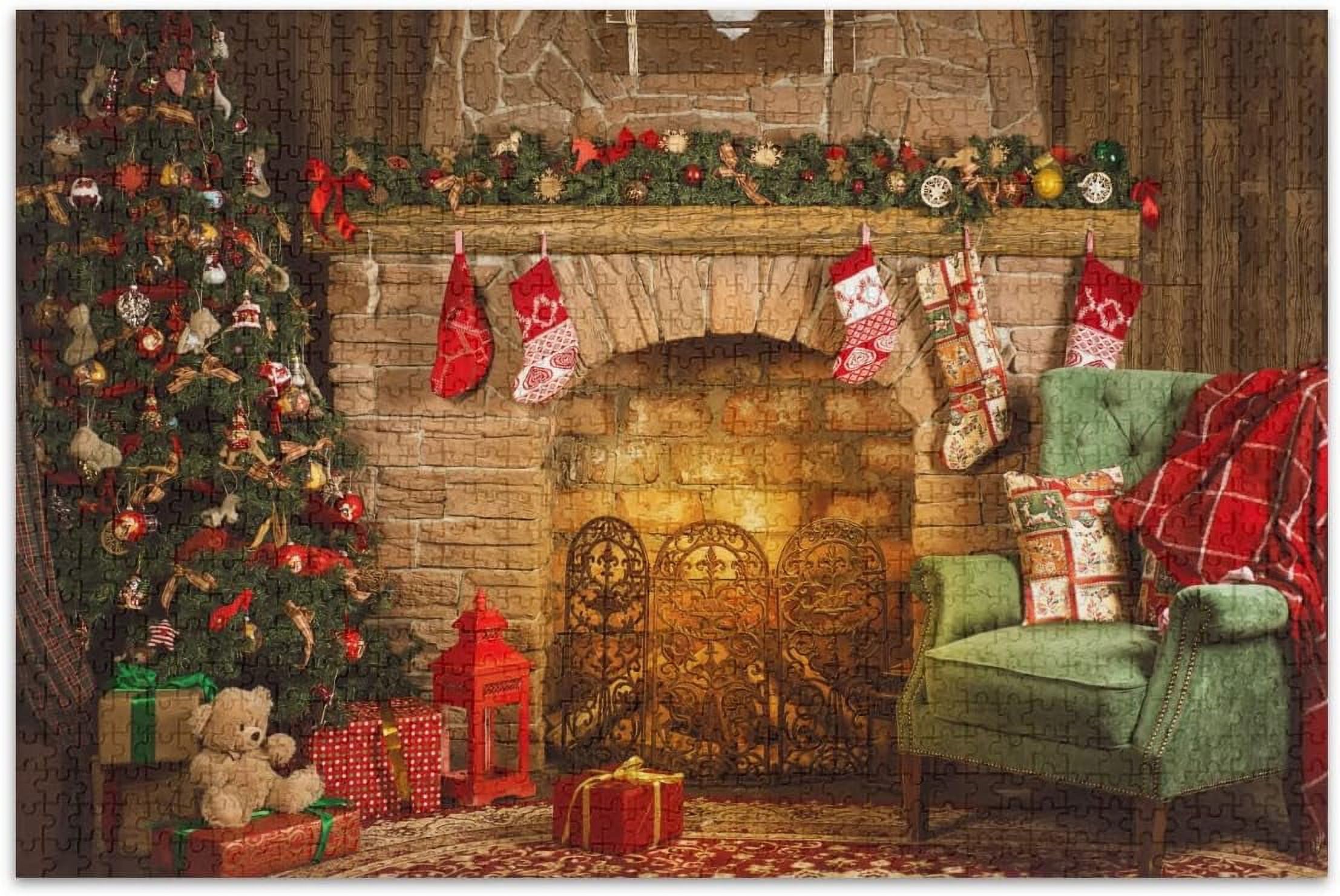 Dreamtimes Christmas Tree Jigsaw Puzzles 500 Piece for Adults Large ...