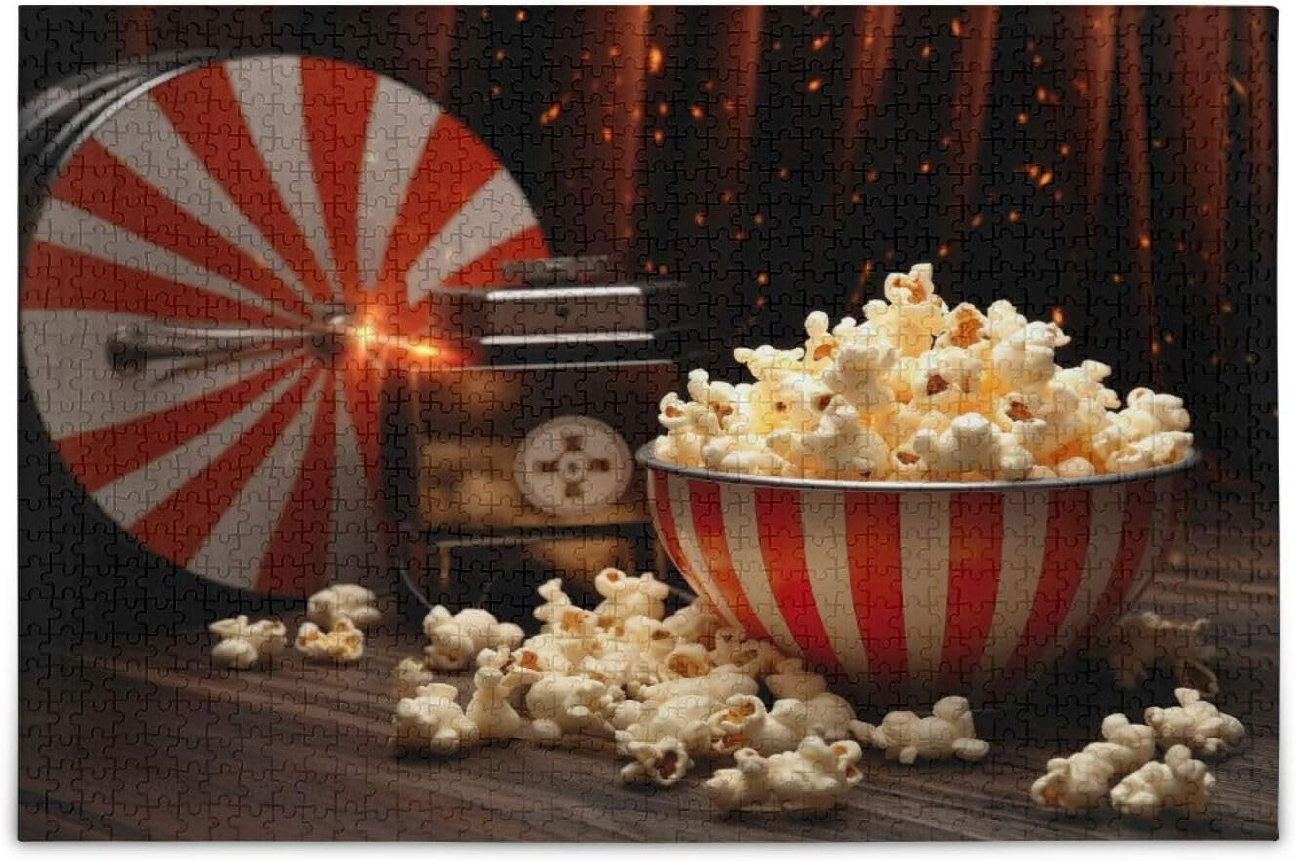Dreamtimes Cinema Popcorn Jigsaw Puzzle 1000 Pieces,Wooden Puzzles ...