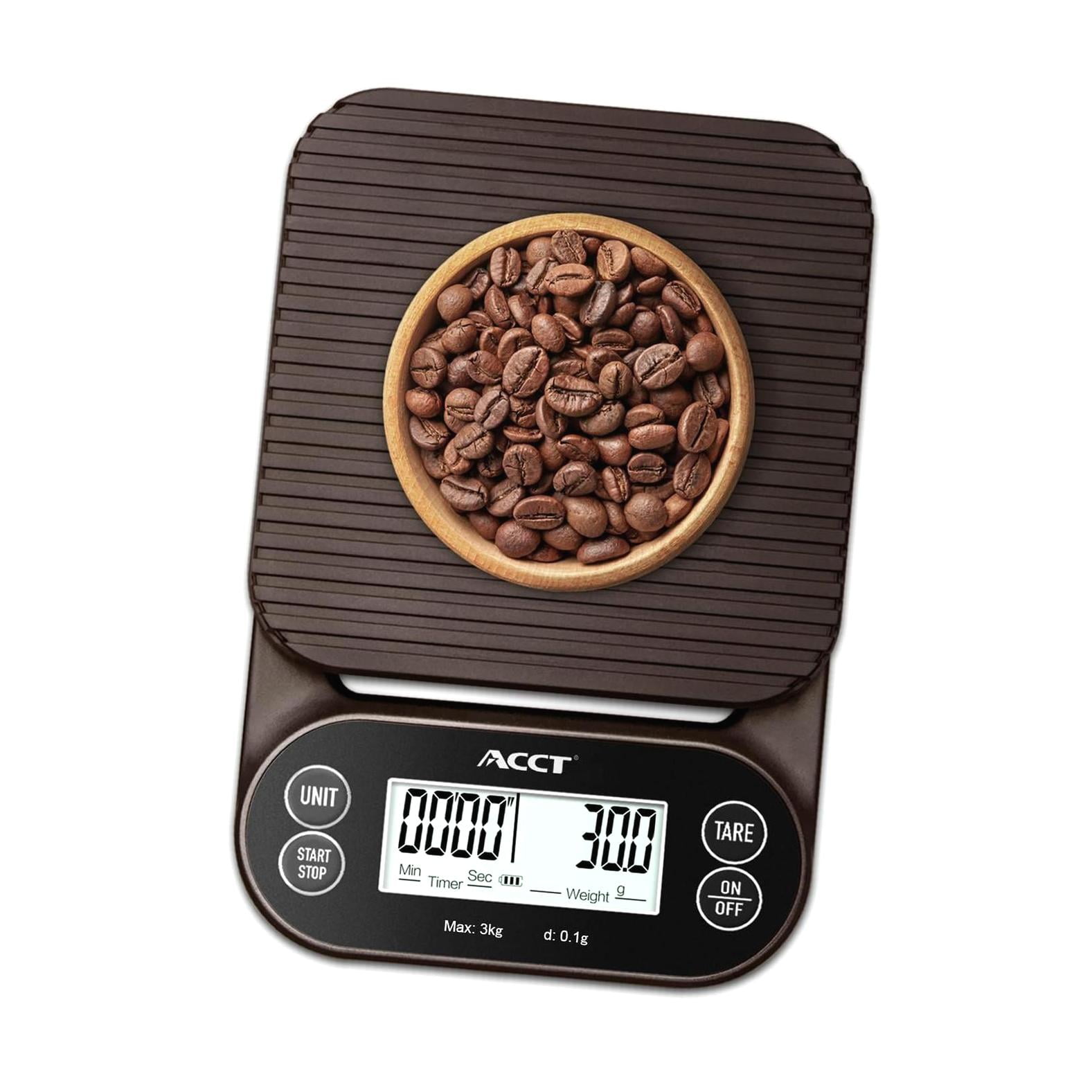 Dreamtimes Coffee Scale with Timer - 3kg/0.1g Precision Scale for Espresso, Pour Over & Kitchen ...