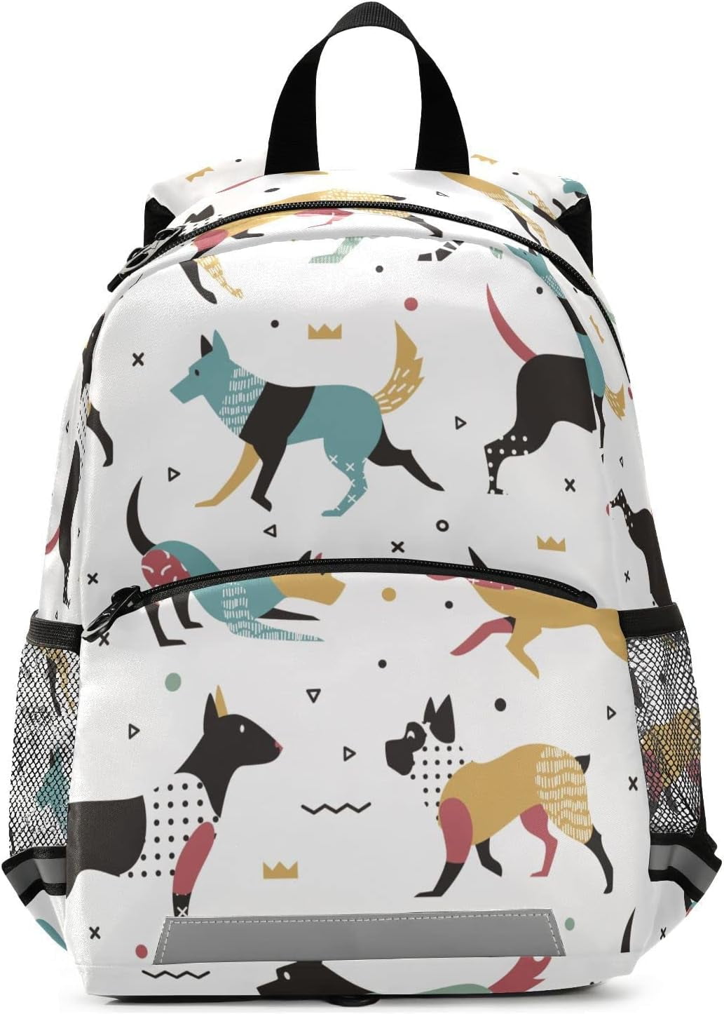 Dreamtimes Colored Hunting Dogs Mini Backpack with Harness Leash Chest ...