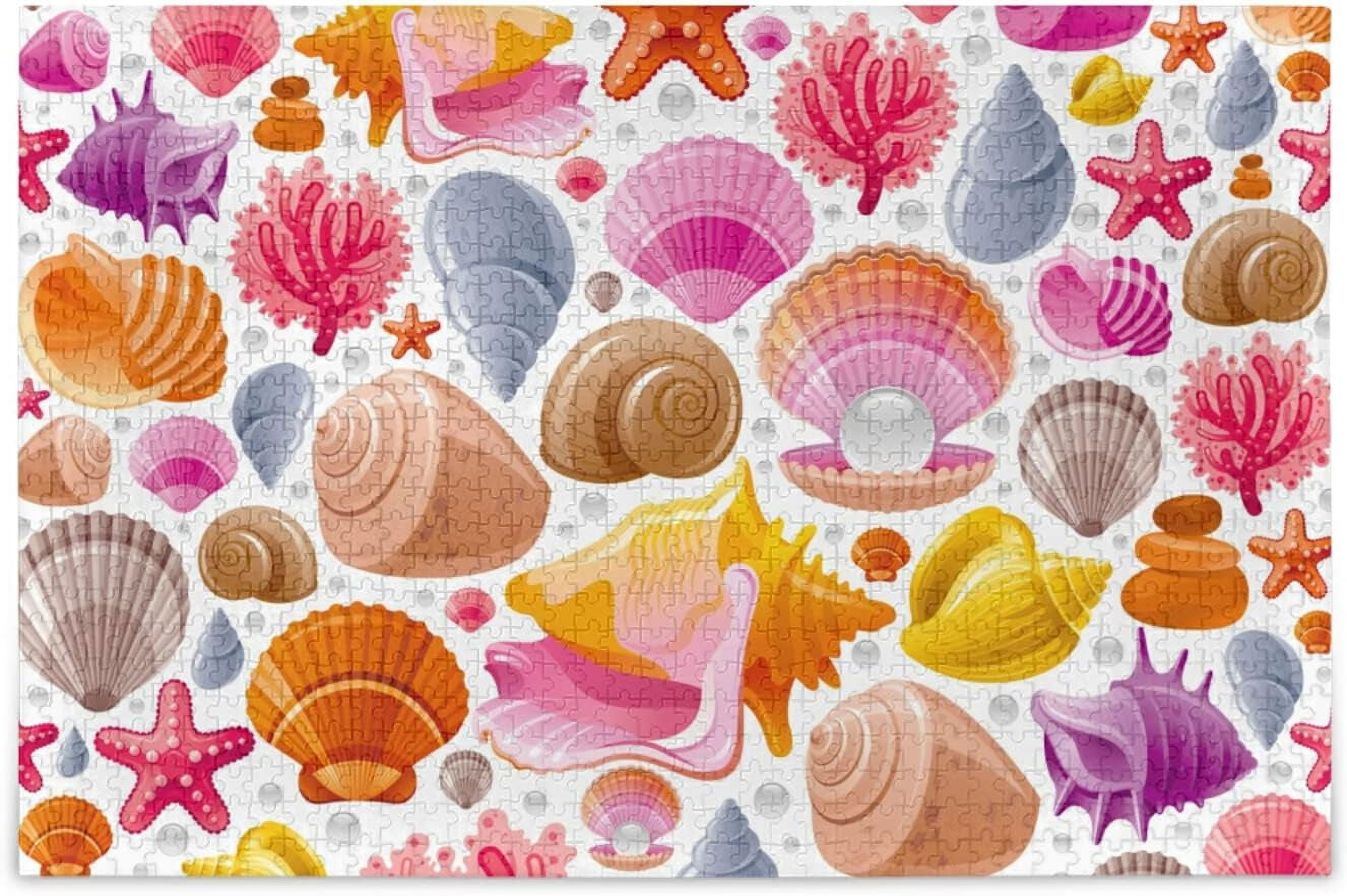 Dreamtimes Colorful Seashells & Starfishes Jigsaw Puzzles, Puzzles for ...