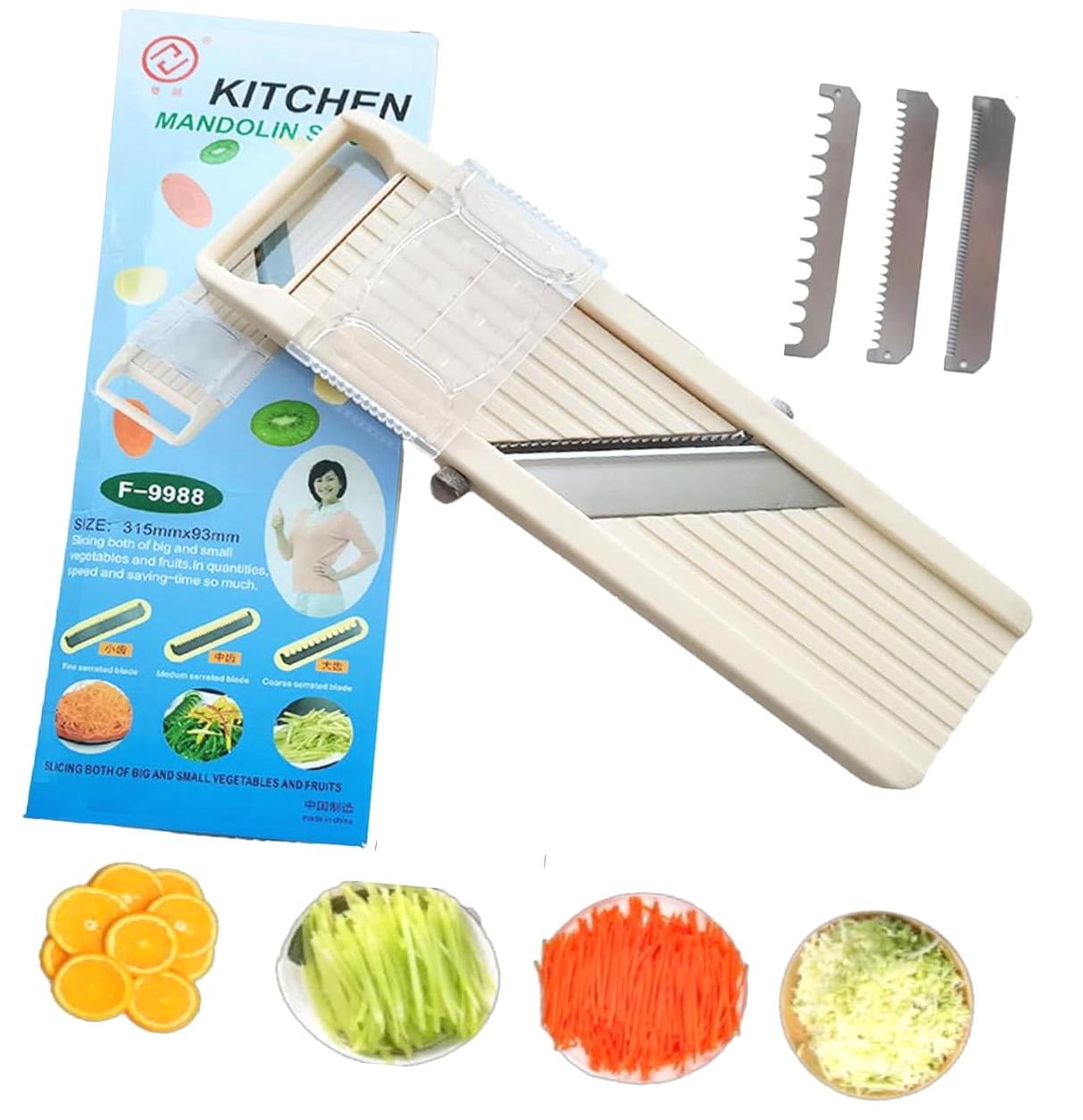 Dreamtimes Compact Handheld Mandoline - Japanese-Inspired Vegetable ...