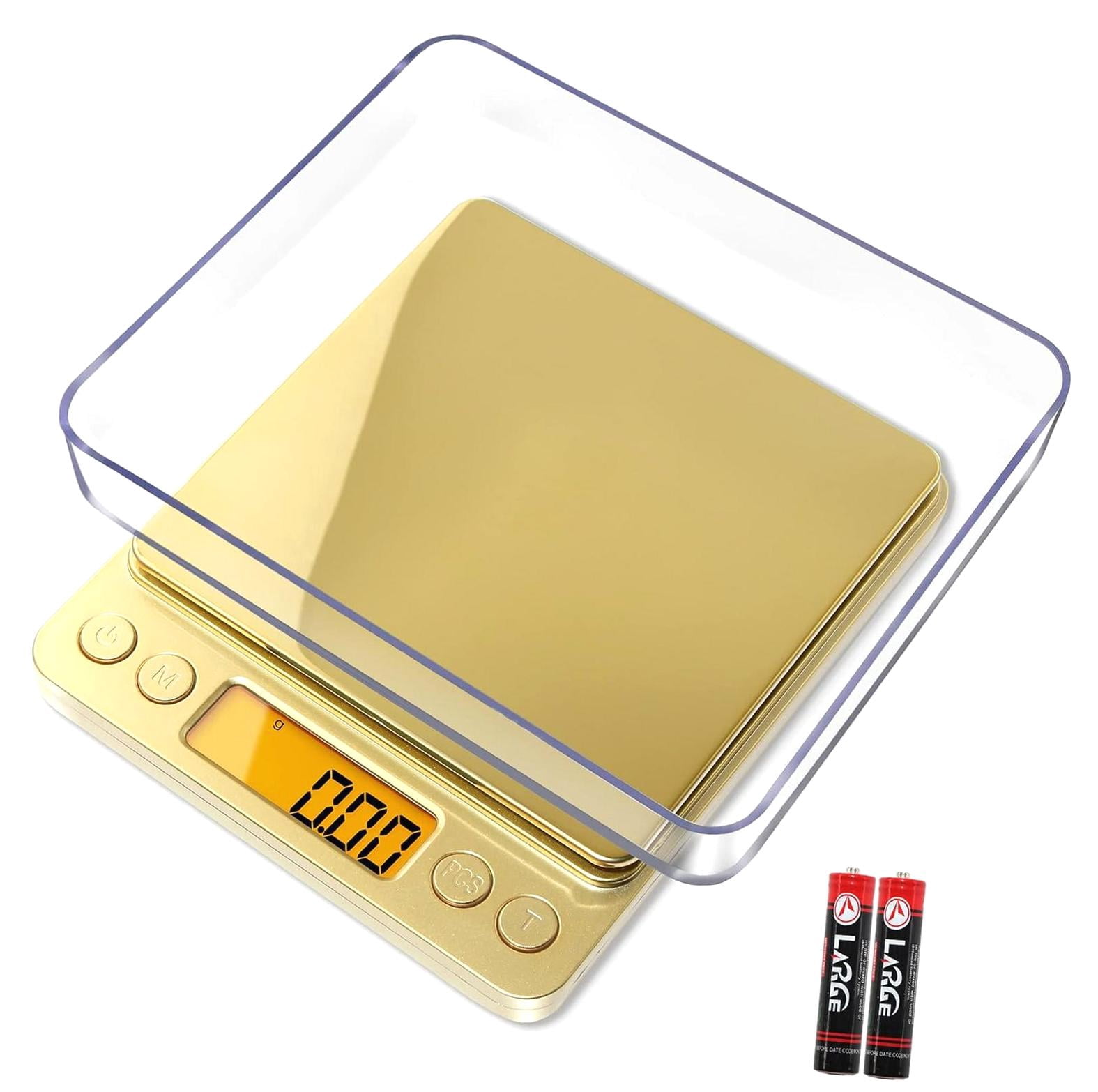 Dreamtimes Compact Kitchen Weighing Device, 500g/0.01g Digital ...
