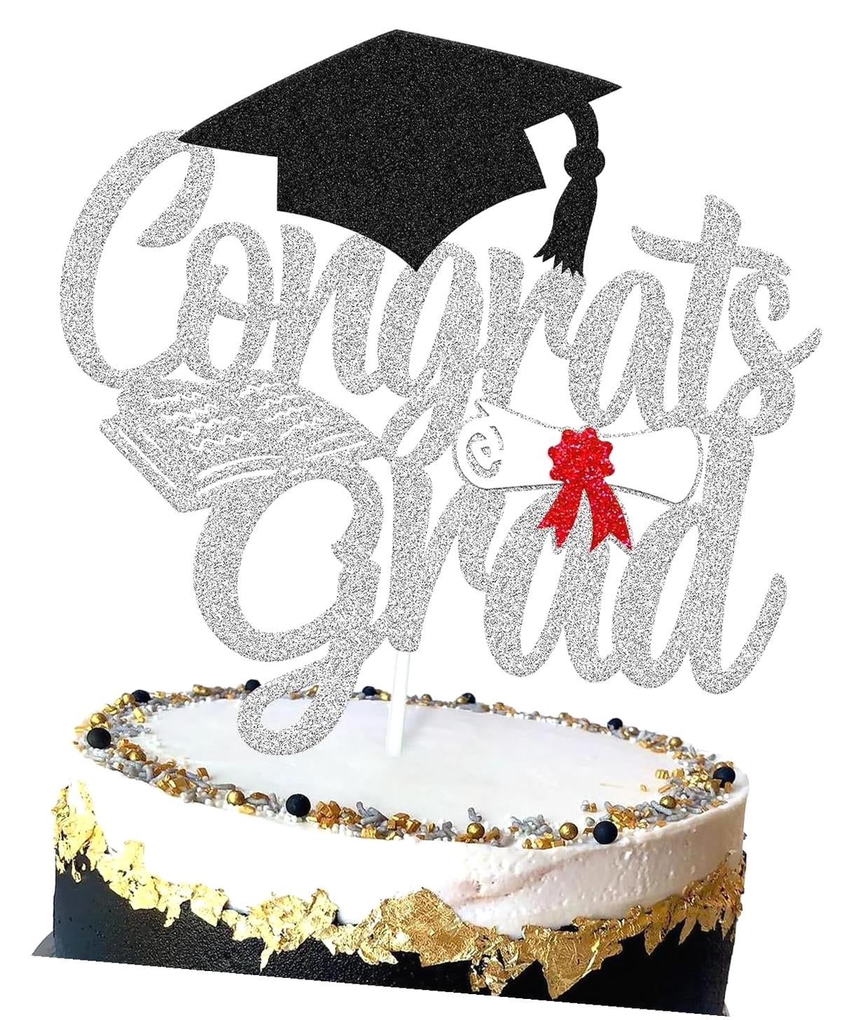 Dreamtimes Congrats Grad Cake Topper Class of 2025 Cake Decoration We ...