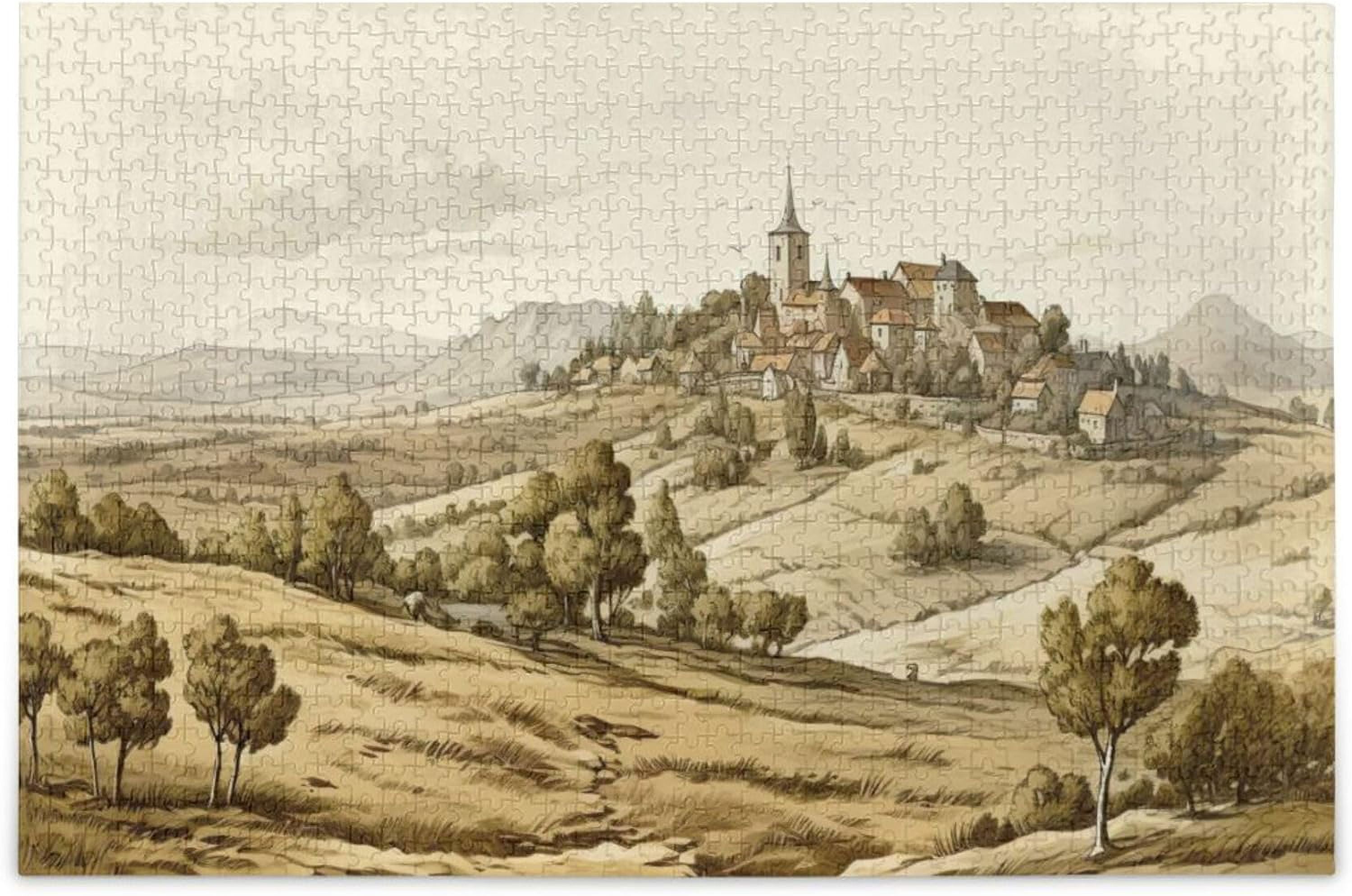 Dreamtimes Countryside View Puzzle for Children Adult 1000 Piece Jigsaw ...