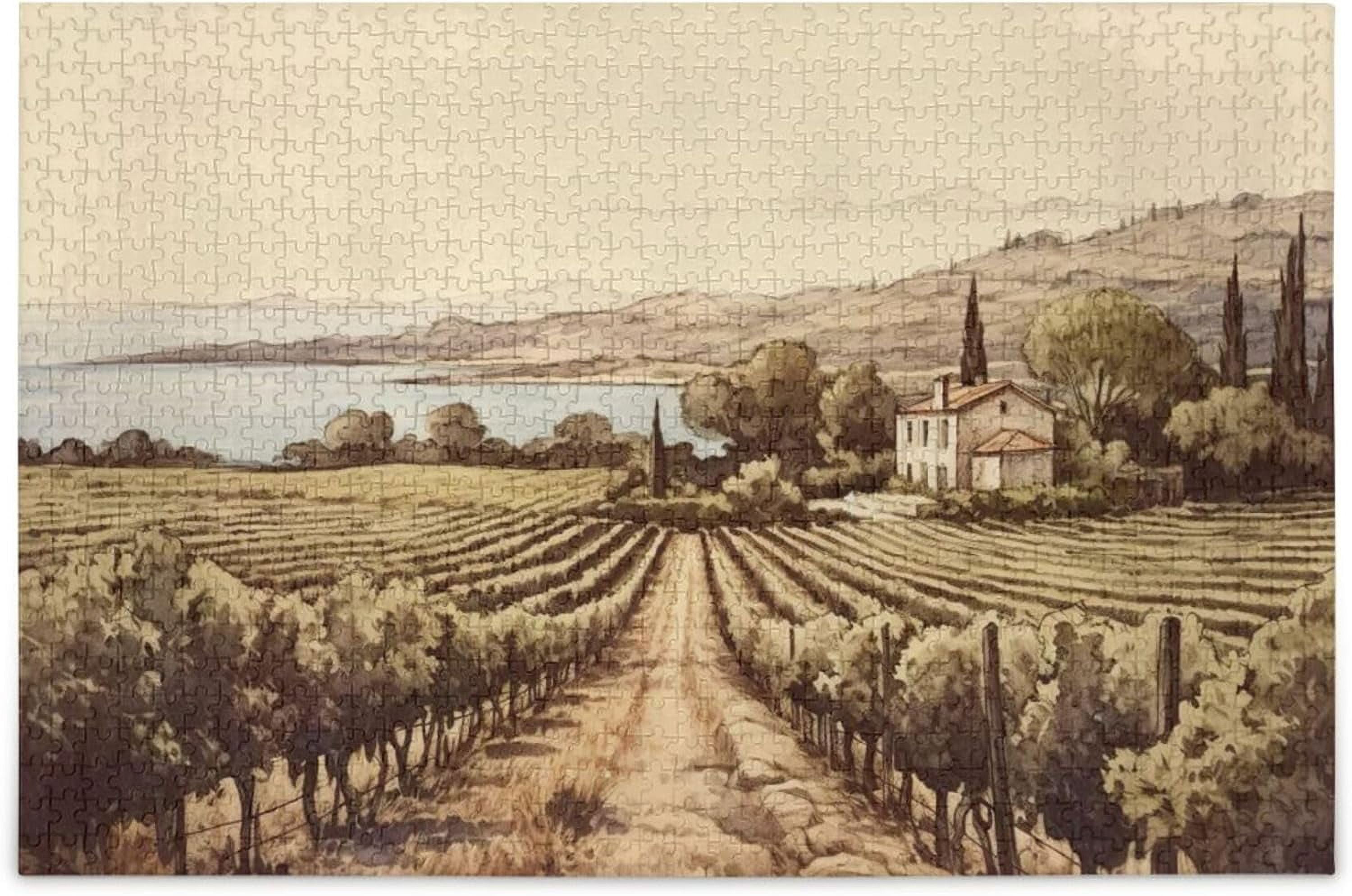 Dreamtimes Countryside View Puzzle for Children Adult 500Pcs Jigsaw ...