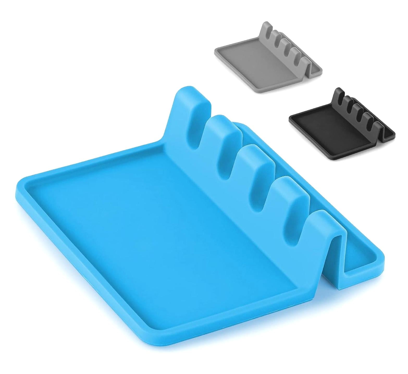 Dreamtimes Craft Silicone Utensil Rest with Drip Pad - A heat-resistant ...