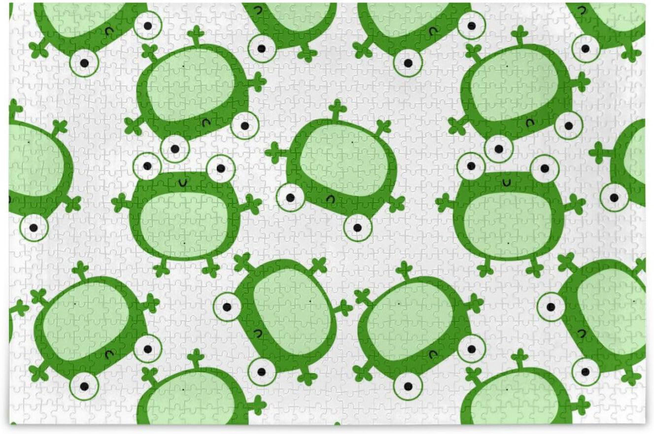 Dreamtimes Cute Frog Jigsaw Puzzle for Adults Teens Kids, 500 Pieces ...