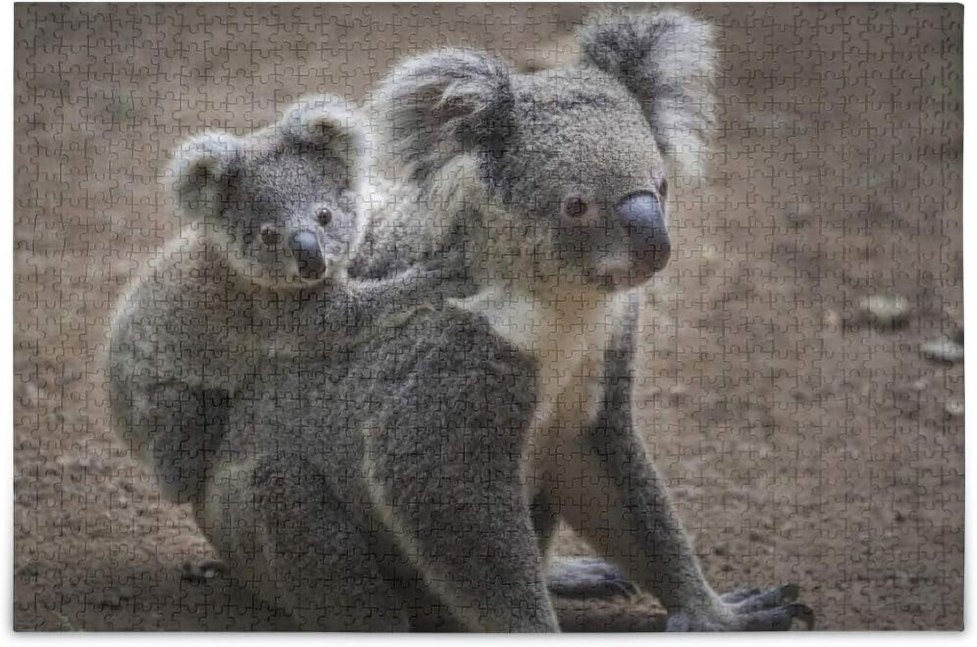 Dreamtimes Cute Koala Bear and Mom Jigsaw Puzzles 1000 Pieces Puzzle ...