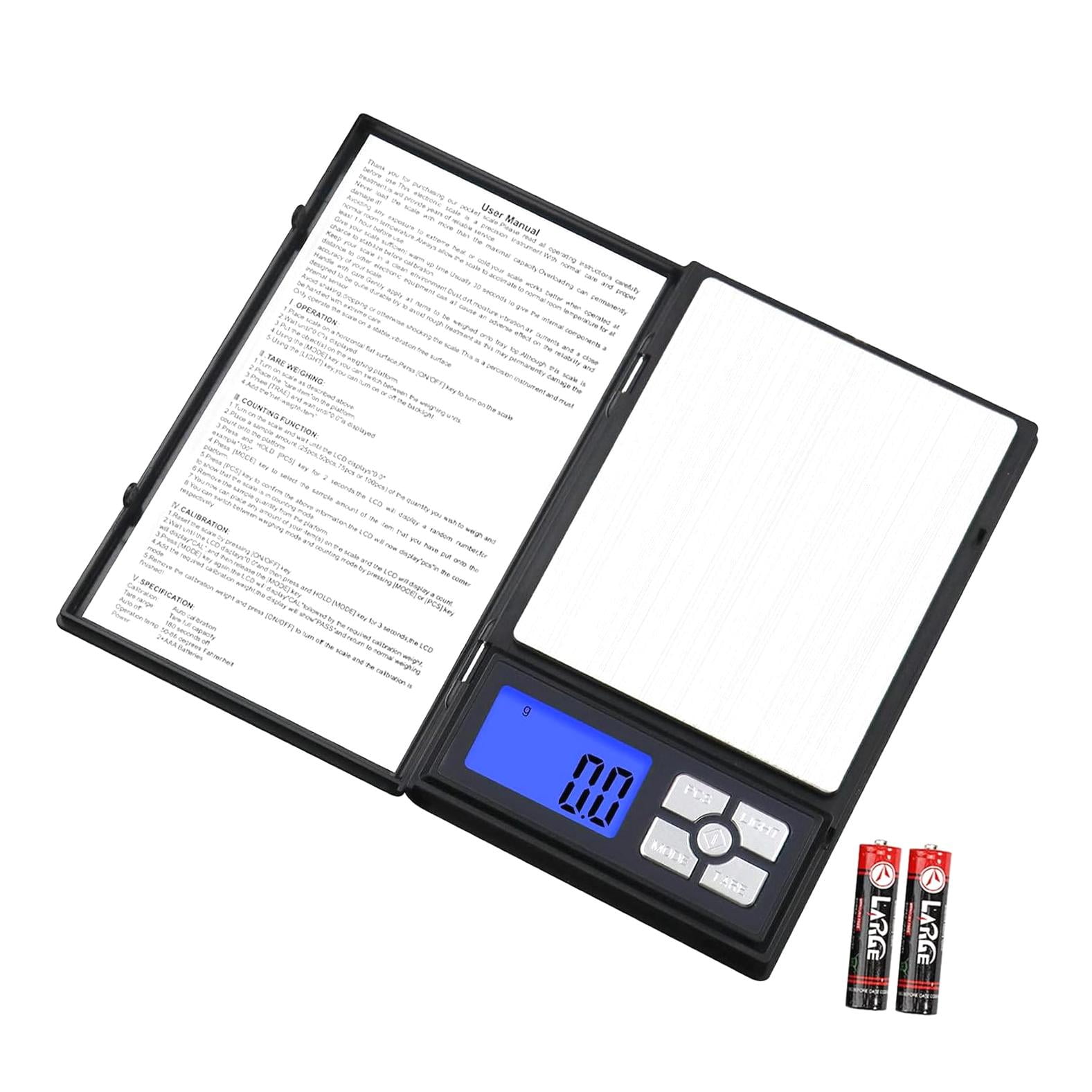 Dreamtimes Digital Scale with 0.1 Gram Precision, 2kg Capacity ...