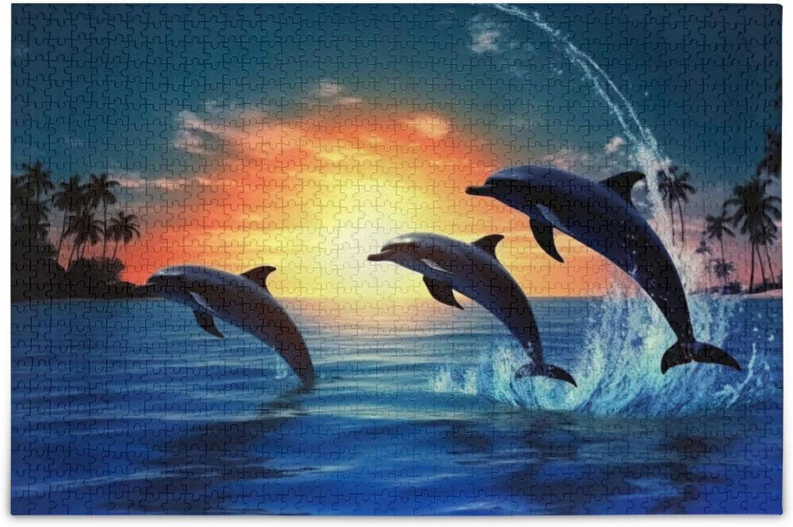 Dreamtimes Dolphin Wooden Jigsaw Puzzles Intellectual Entertainment ...