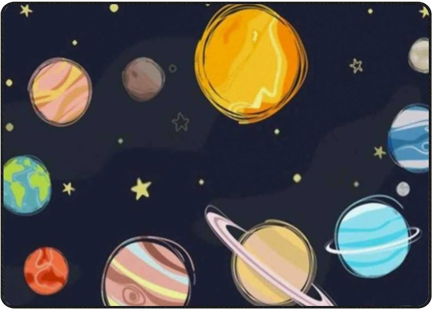 Dreamtimes Doormat Collection of Planets in Solar System Lightweight ...