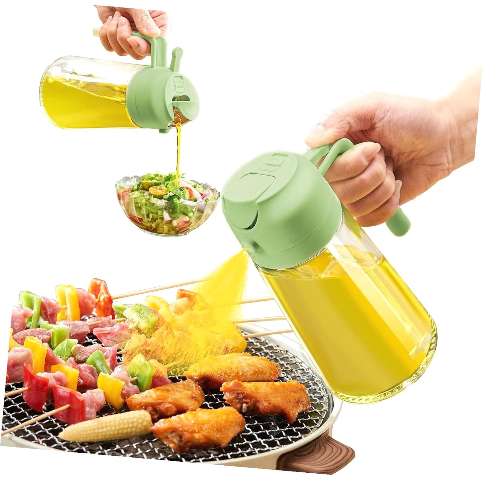 Dreamtimes Dual-Function Oil Dispenser for Kitchen, Olive Oil Sprayer ...