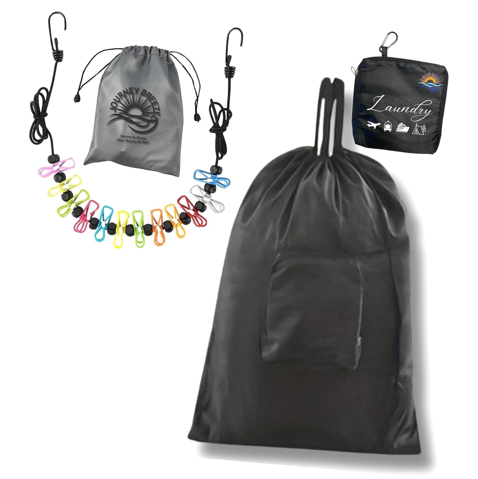 Dreamtimes Essential Hotel Items Laundry Bag for Travel, Portable ...