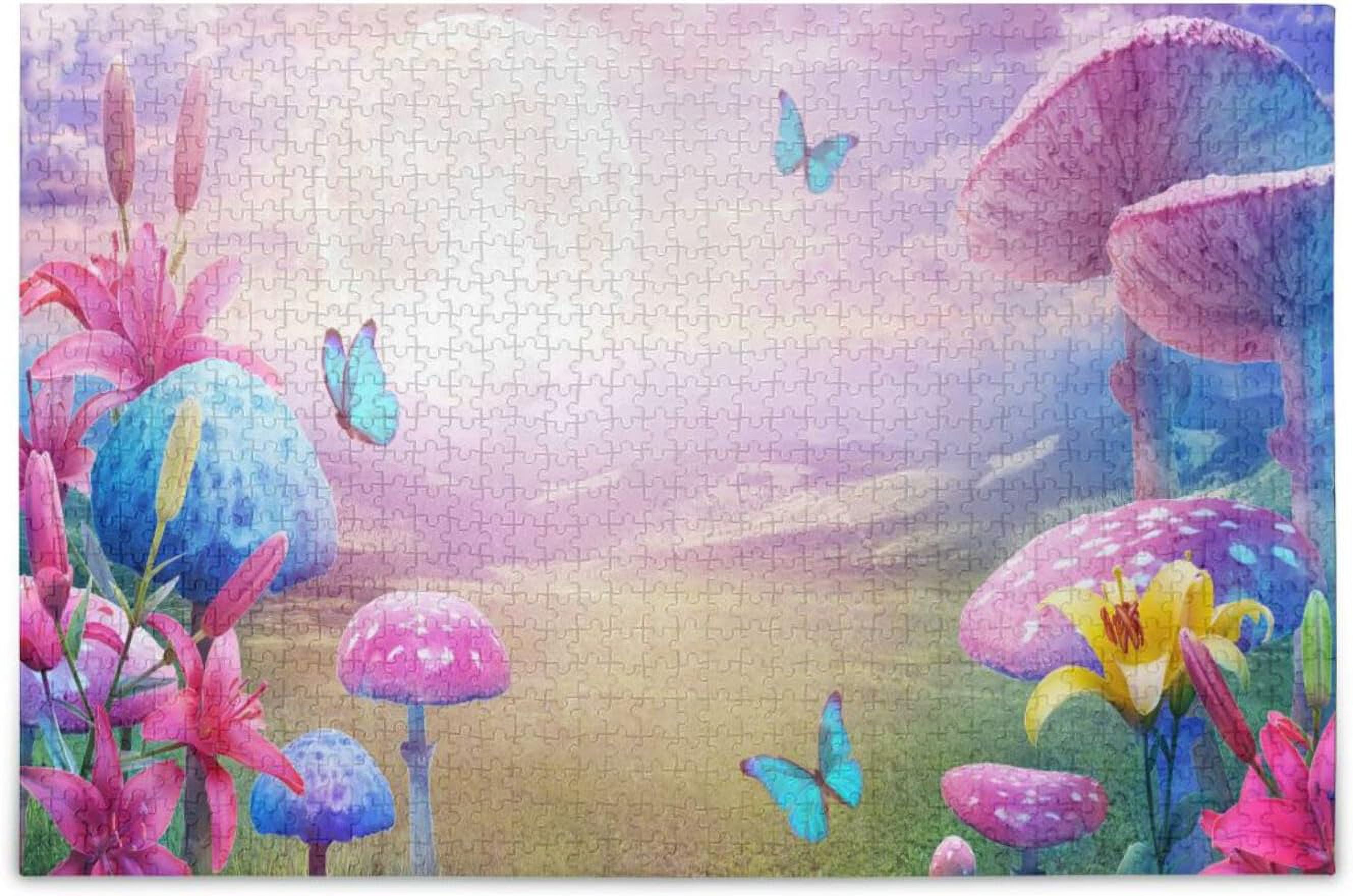 Dreamtimes Fairy Mushroom Wooden Jigsaw Puzzles Intellectual ...