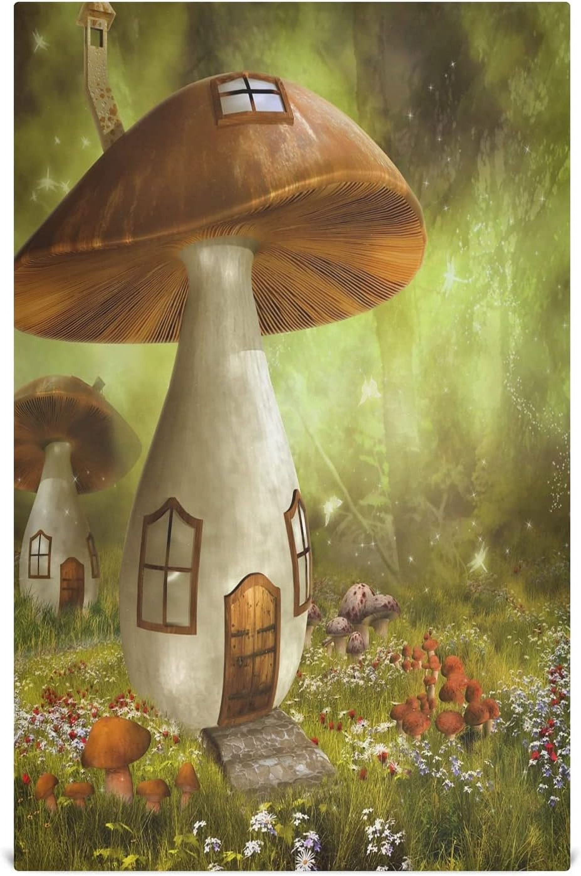 Dreamtimes Fairy Tale Wooden House Kitchen Dish Towels, 18 Inch x 28 ...