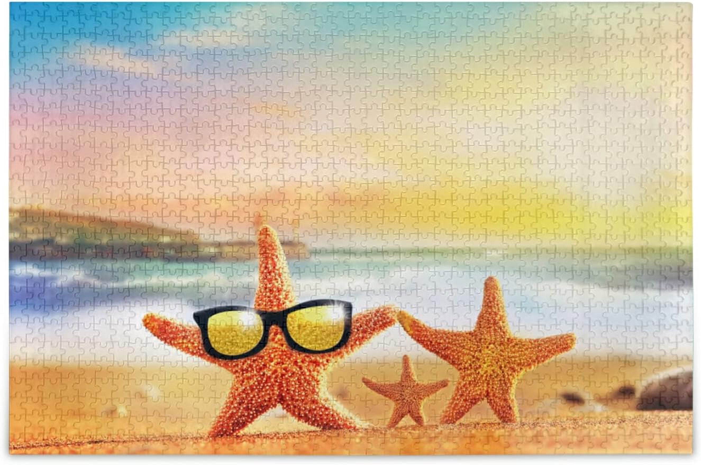 Dreamtimes Family Starfishes Summer Beach Jigsaw Puzzles, Puzzles for ...
