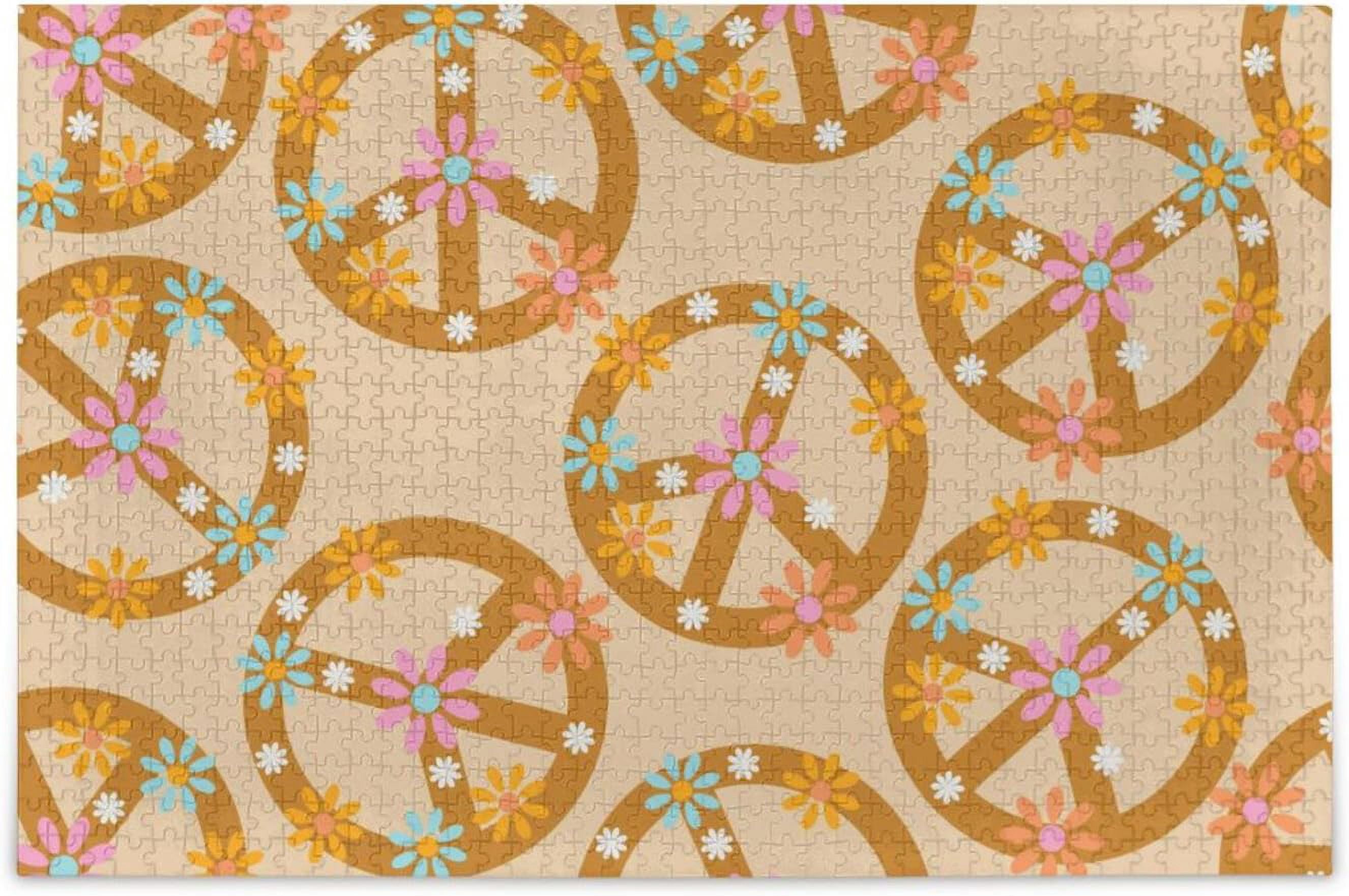 Dreamtimes Flowers Peace Wooden Jigsaw Puzzles Intellectual ...