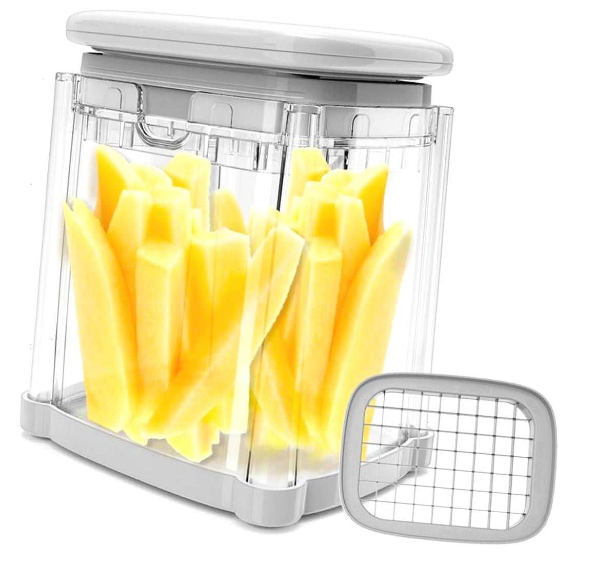 Dreamtimes French Fry Cutter 4-in-1 – Versatile Potato Cutter for Fries ...