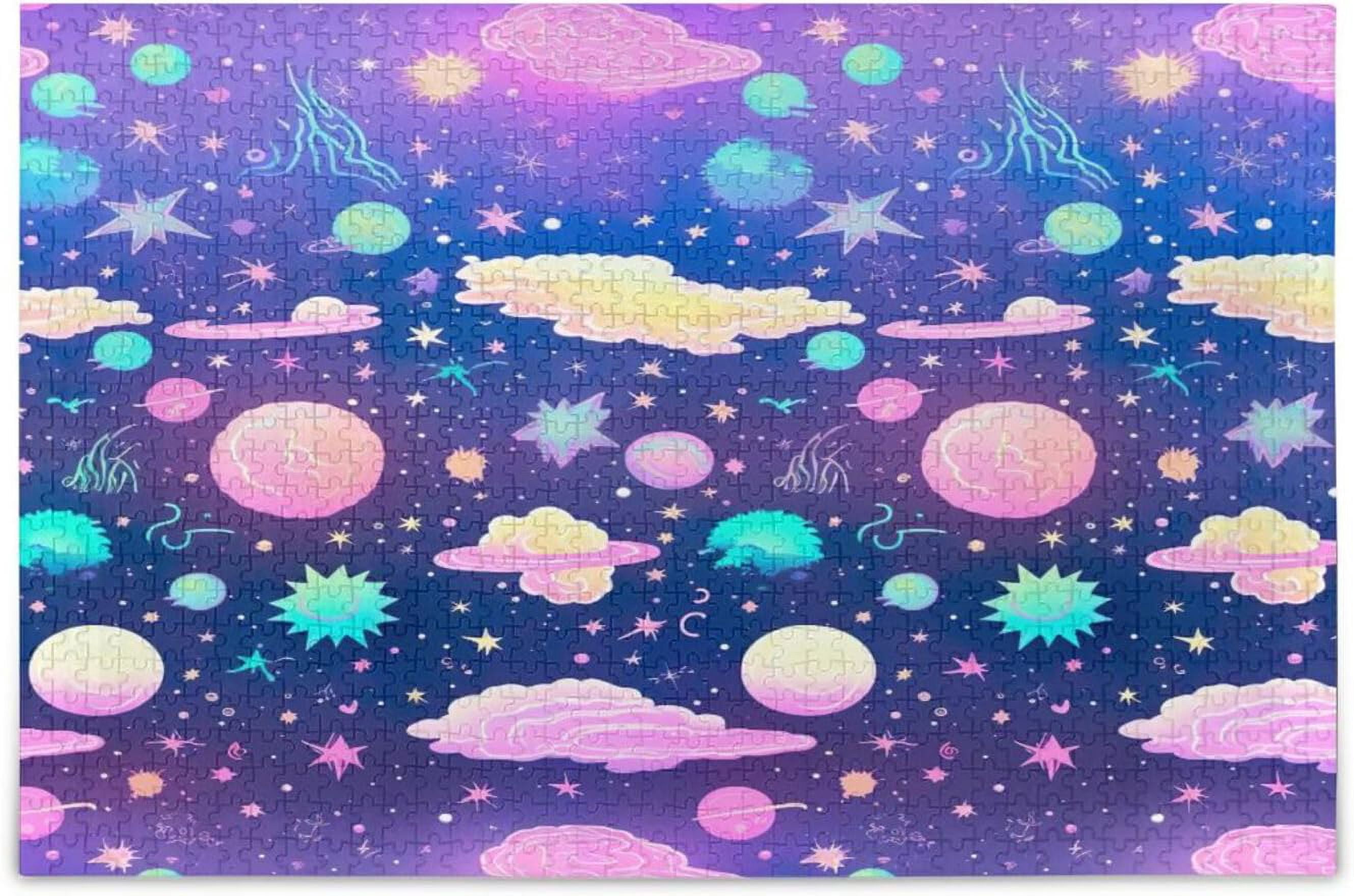 Dreamtimes Galaxy Planets Puzzle 500 Pieces - Wooden Jigsaw Puzzles for ...