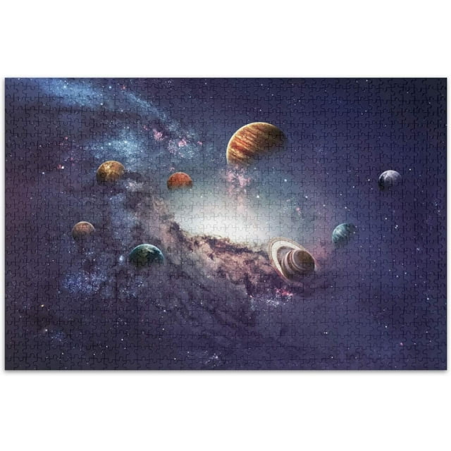 Dreamtimes Galaxy Solar System with Sun Planets Jigsaw Puzzles for ...