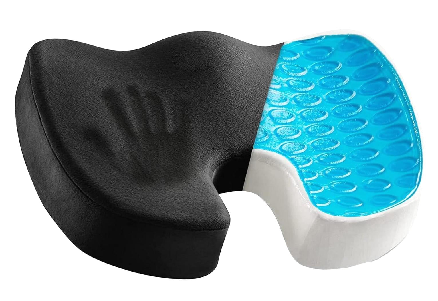 Dreamtimes Gel-Infused Seat Cushion & Premium Memory Foam, Orthopedic ...