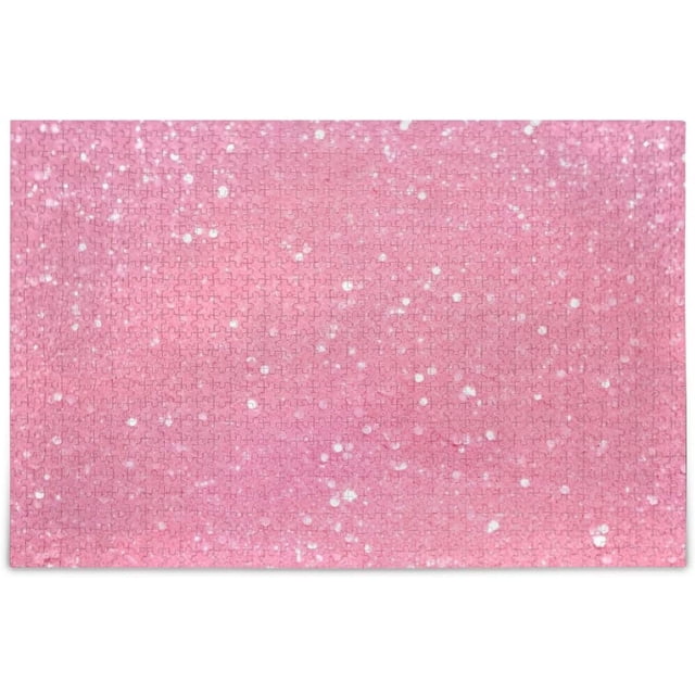 Dreamtimes Glitter Blush Pink Puzzle 1000 Pieces - Wooden Jigsaw ...