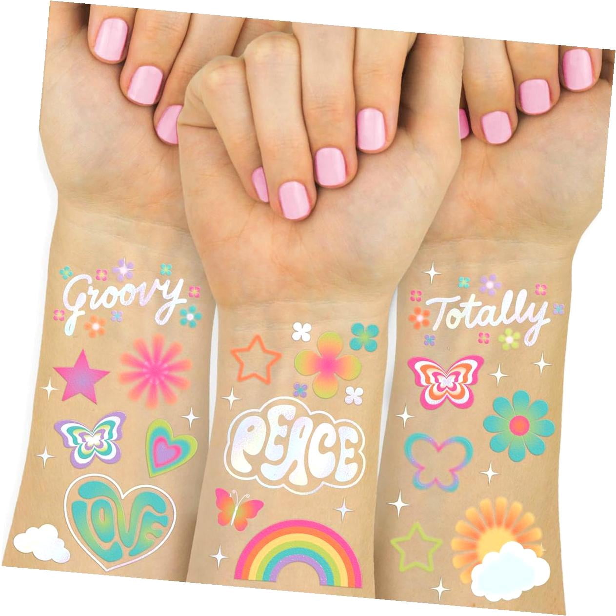 Dreamtimes Groovy Rainbow - 68 Iridescent Foil Pieces | 70s Party ...