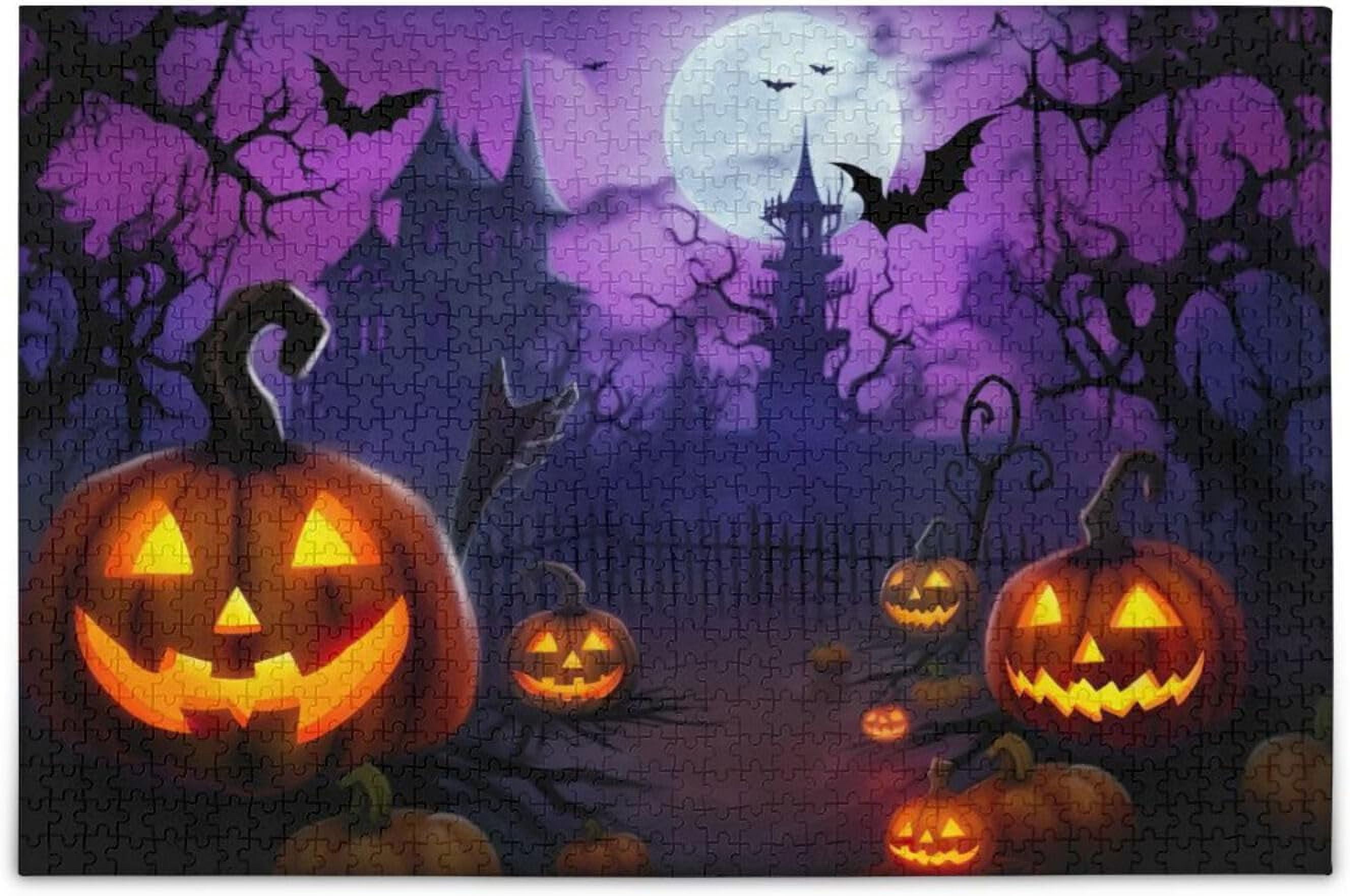 Dreamtimes Halloween Pumpkin Wooden Jigsaw Puzzles Intellectual ...