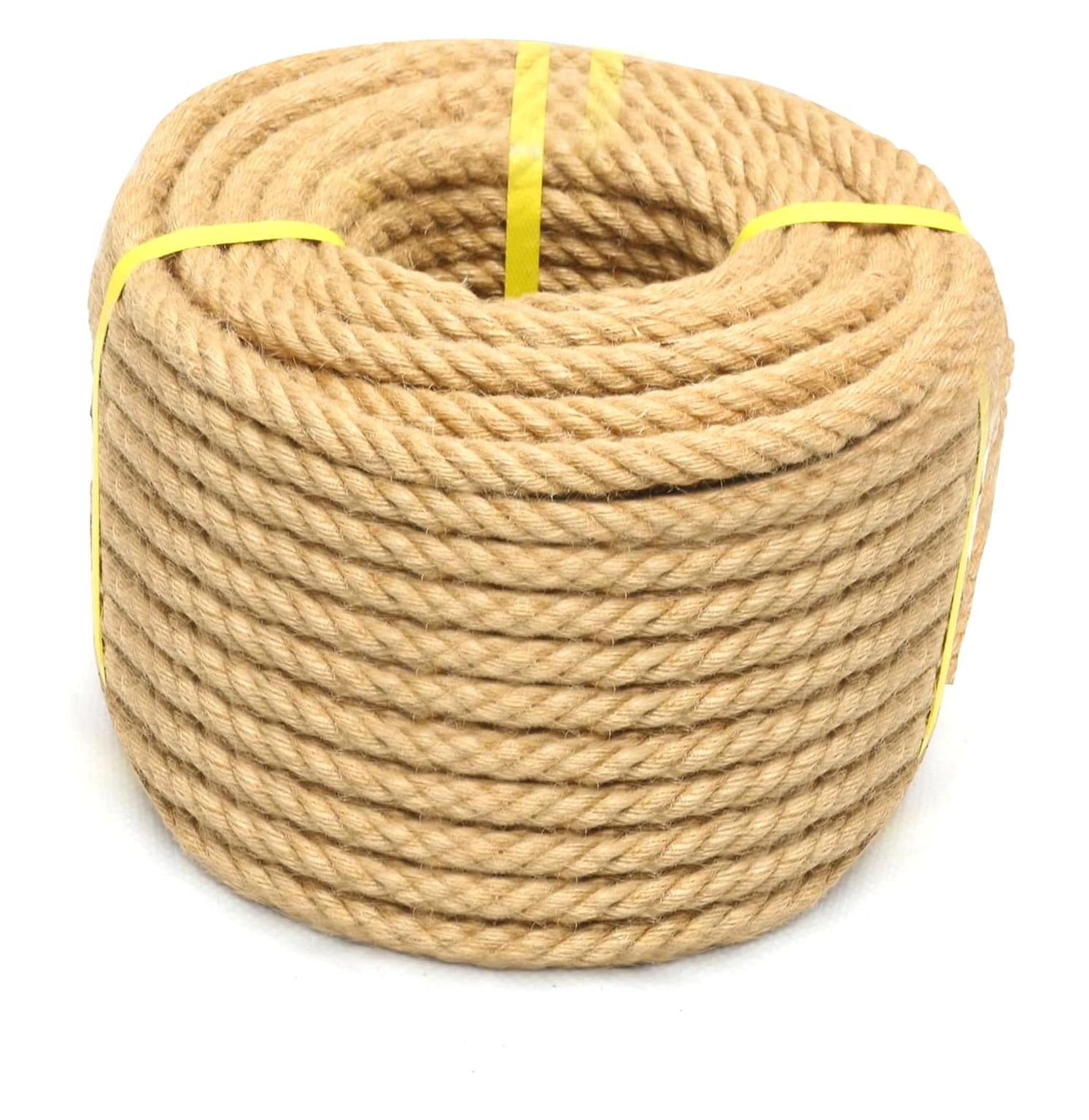 Dreamtimes Hemp Cord 2/5 Inch 200 Feet Jute , Sturdy Natural Rope ...