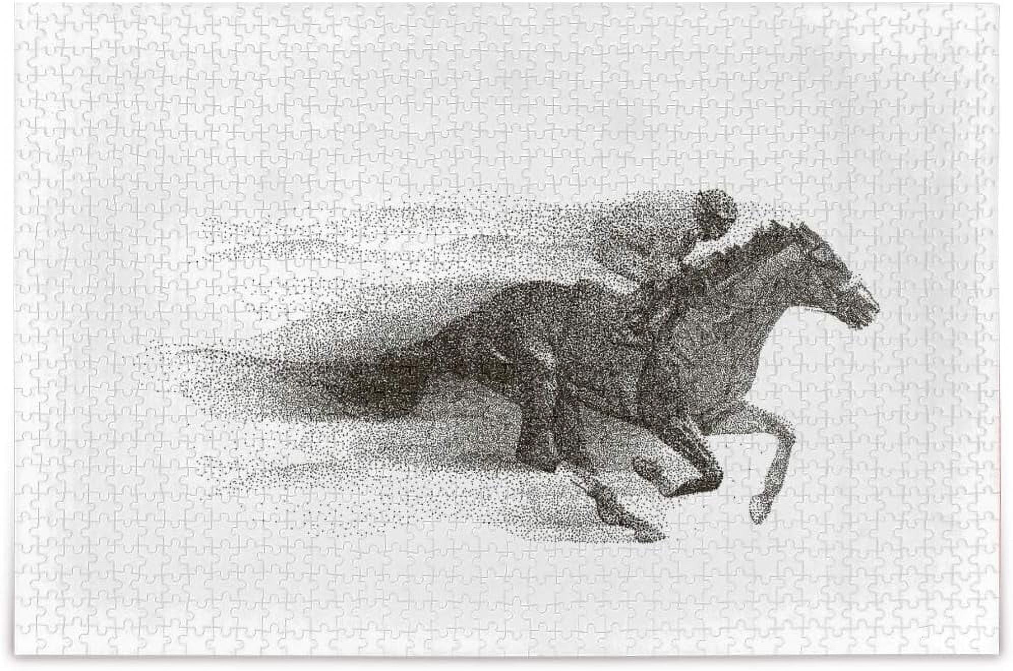 Dreamtimes Horse Champion Racing Jump Racetrack Hippodrome Jigsaw ...