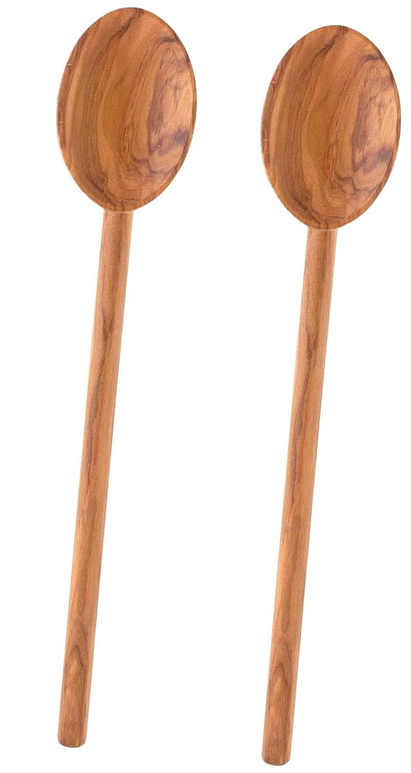 Dreamtimes Italian Olive Wood Cooking Spoon, Artisanally Made in Europe ...