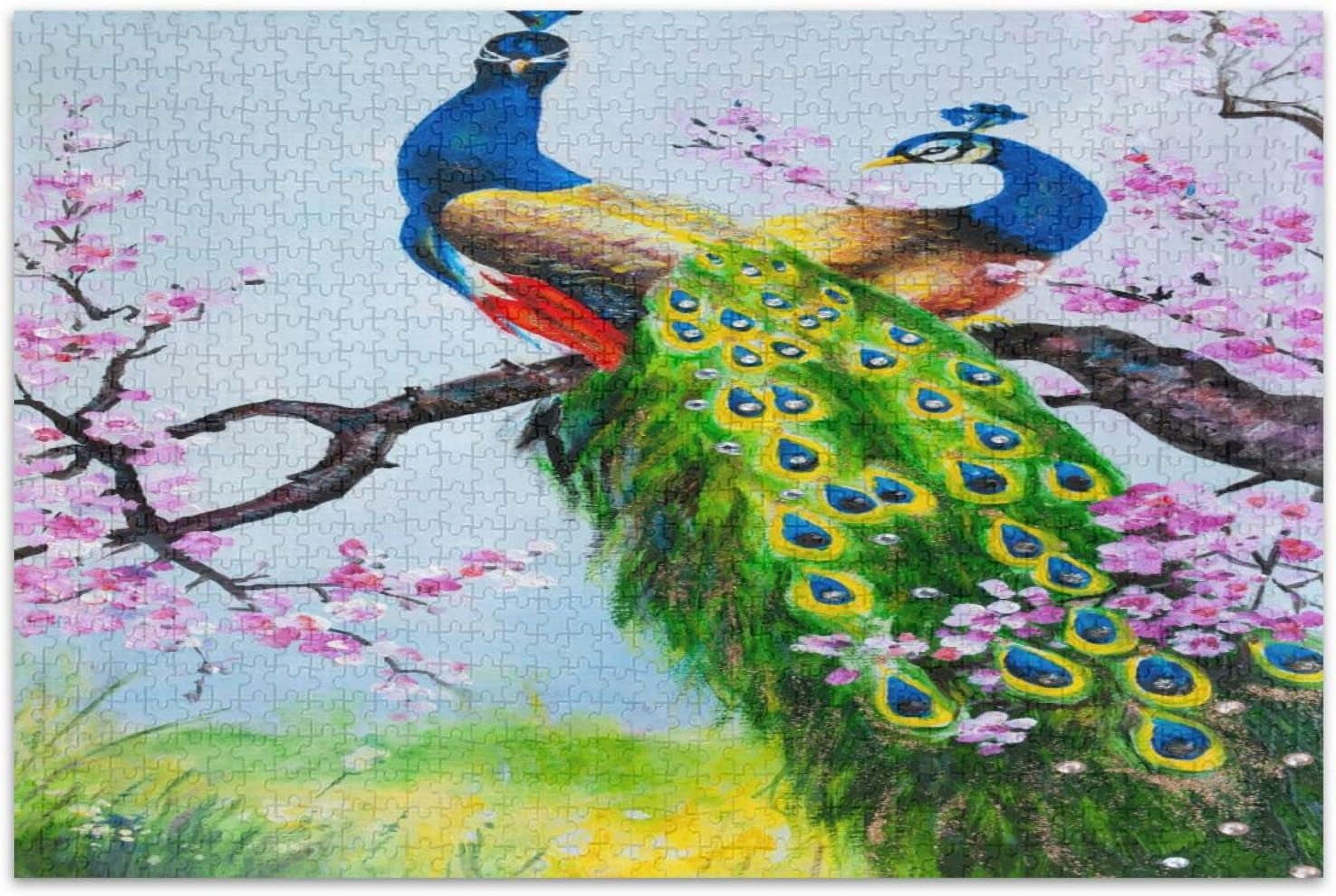 Dreamtimes Japanese Peacocks Spring Blooming Cherry Orchard 1000 Pcs of ...