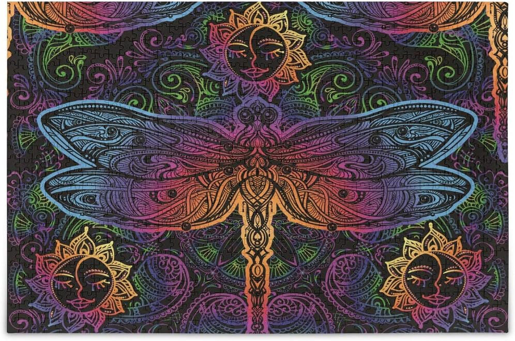 Dreamtimes Jigsaw Puzzle 1000 Piece for Adults Kids, Indian Mandalas ...