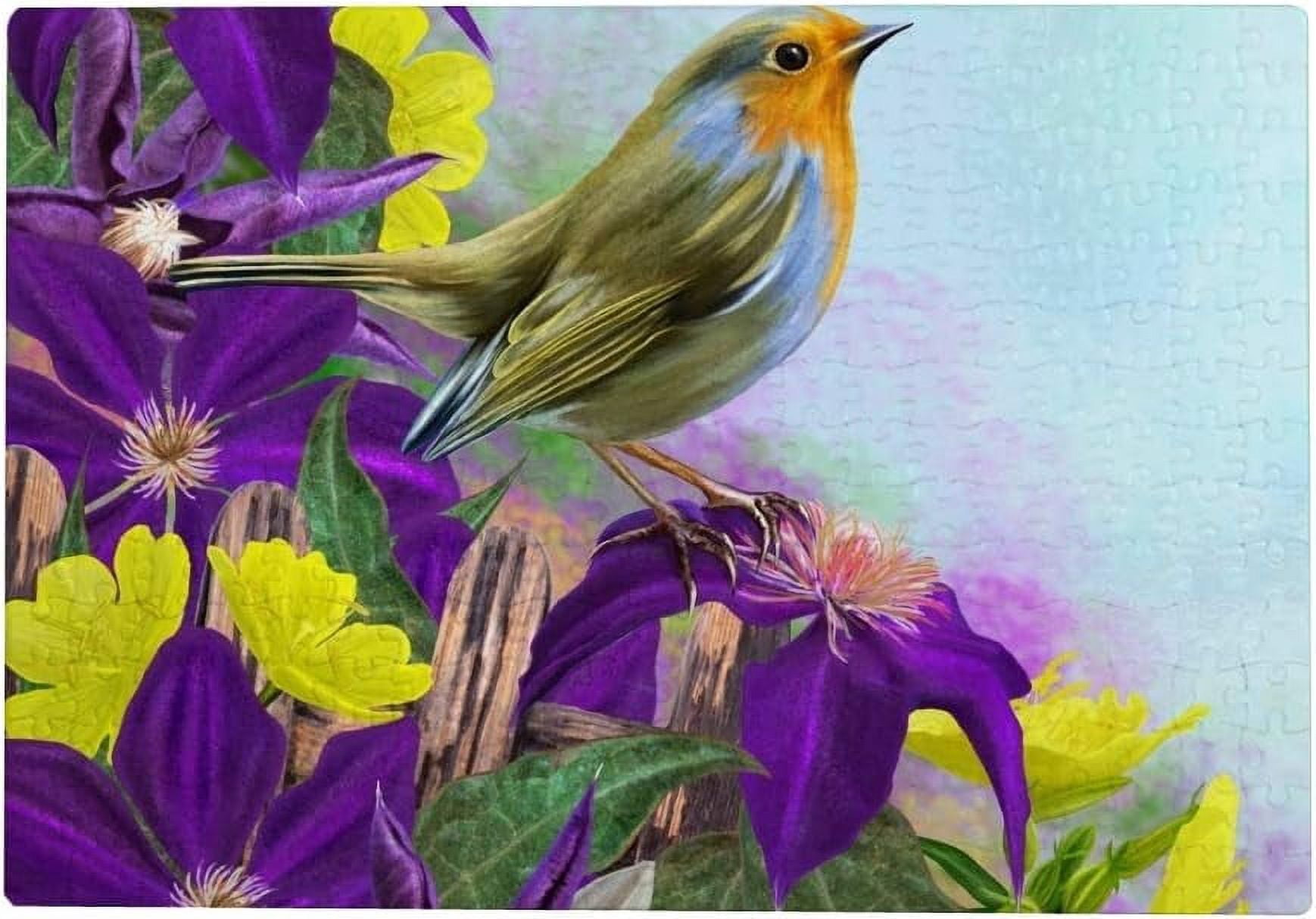 Dreamtimes Jigsaw Puzzles Artwork Gift for Adults Teens Bird On ...