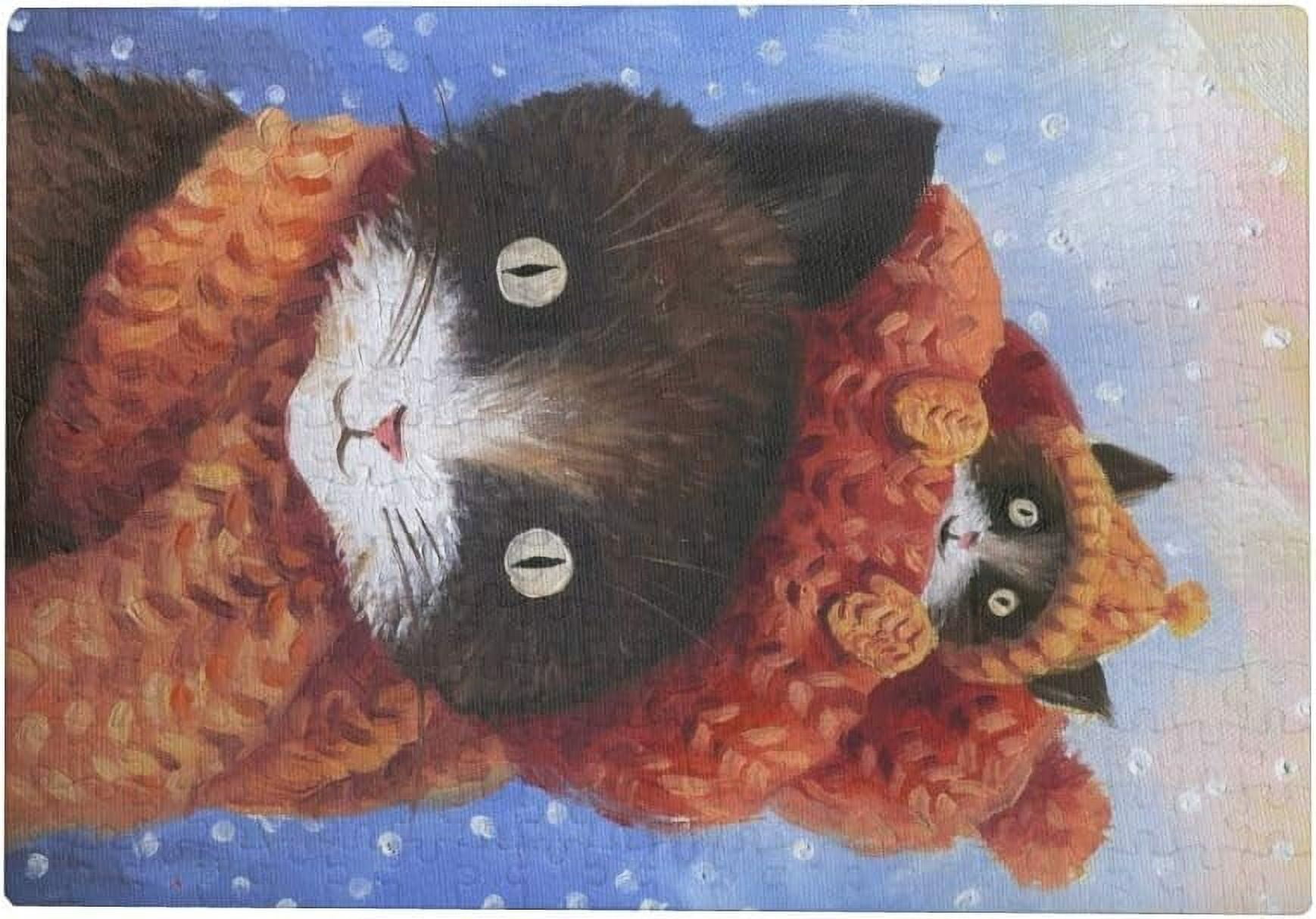 Dreamtimes Jigsaw Puzzles Artwork Gift for Adults Teens Kitty Playing ...