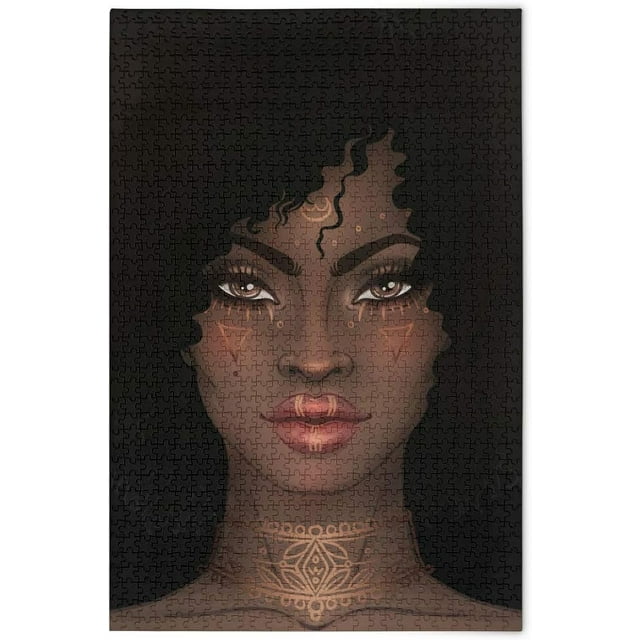 Dreamtimes Jigsaw Puzzles for Adults 500 Pieces African American Woman ...