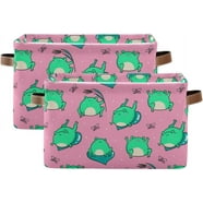 Ornavo Home Foldable Collapsible Storage Box Bins Linen Fabric Shelf ...